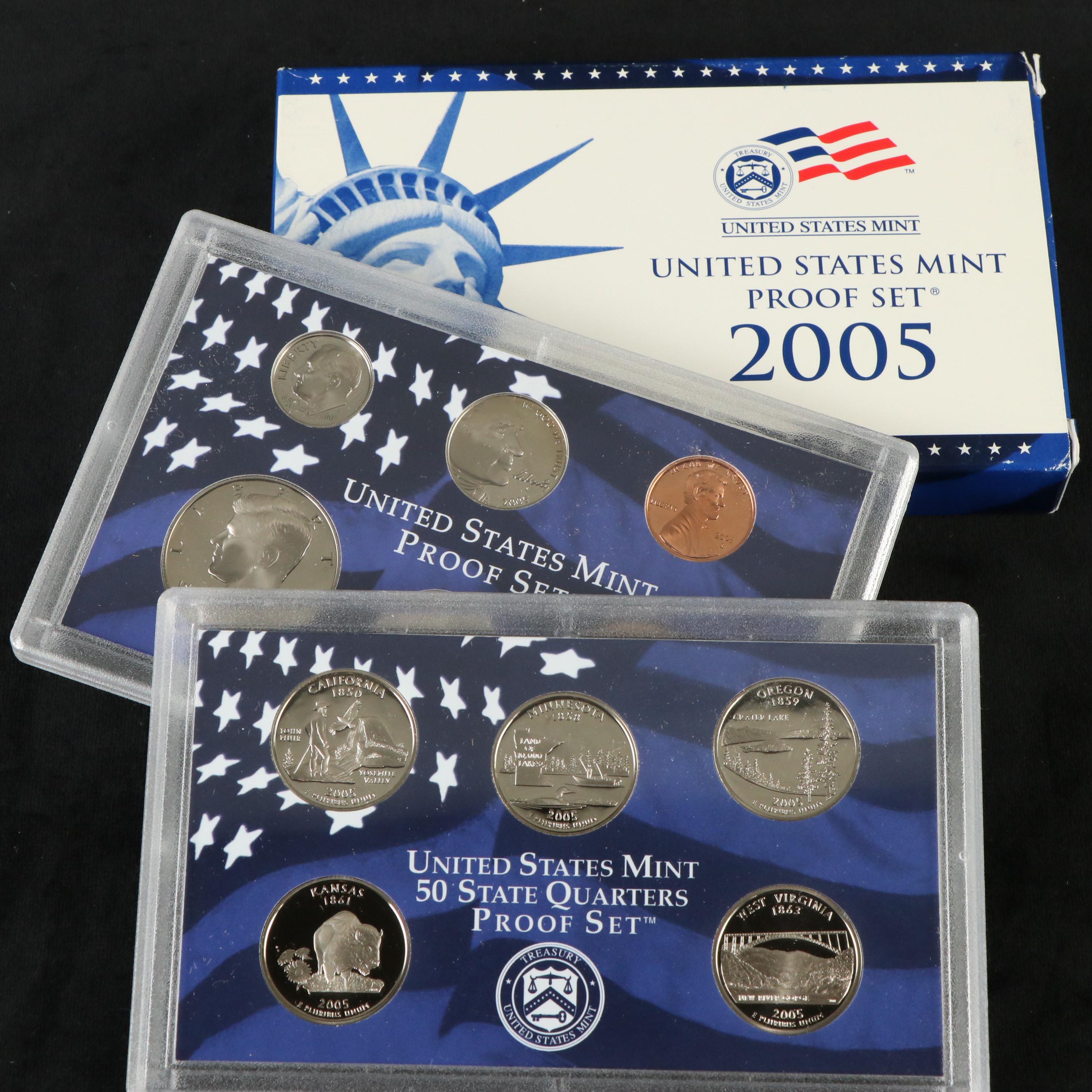 Ninety-Three U.S. Mint Silver Proof Sets and Proof Sets, 1960 to 2020 ...