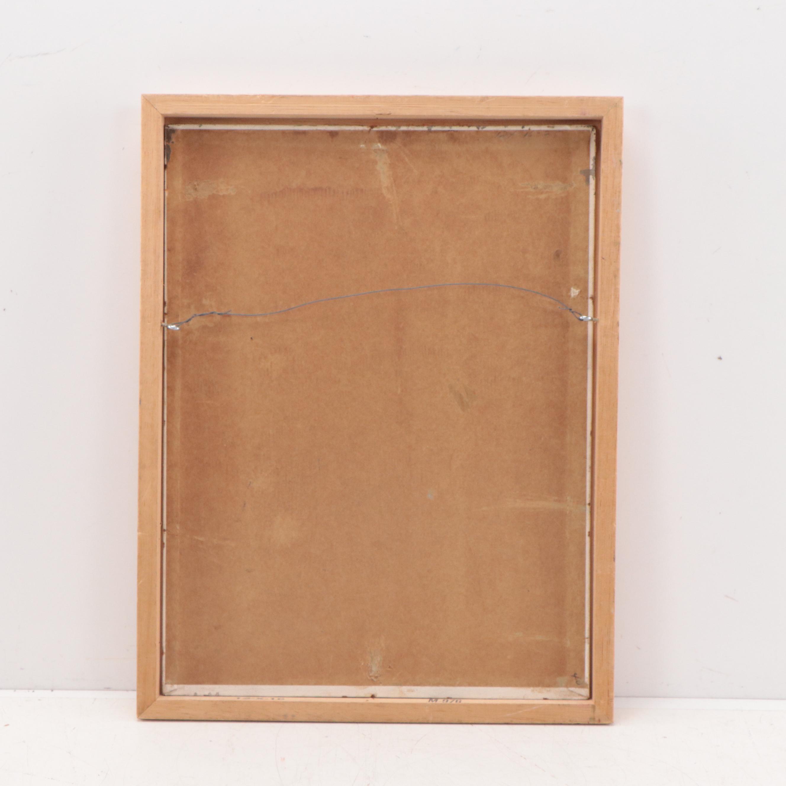 Mai Hoffer Lakeside Oil Painting, Late 20th Century | EBTH