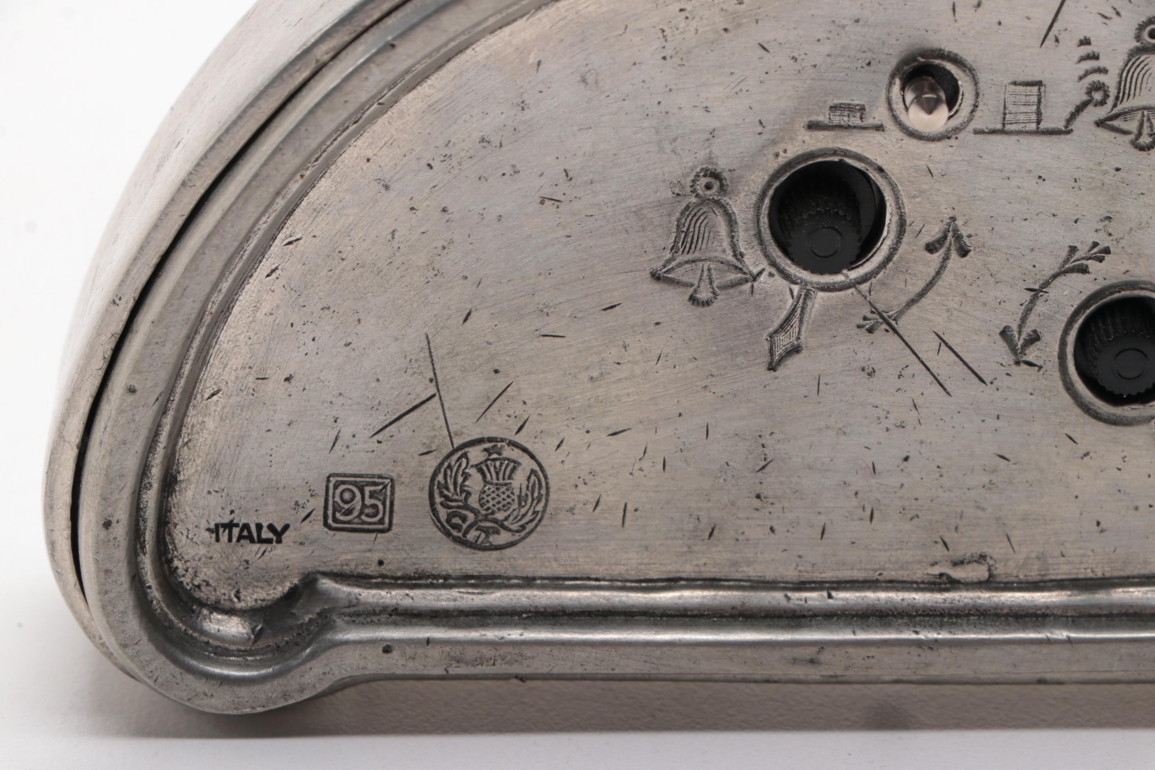 Elgin Compass Clock with Other Italian Alarm Clock | EBTH