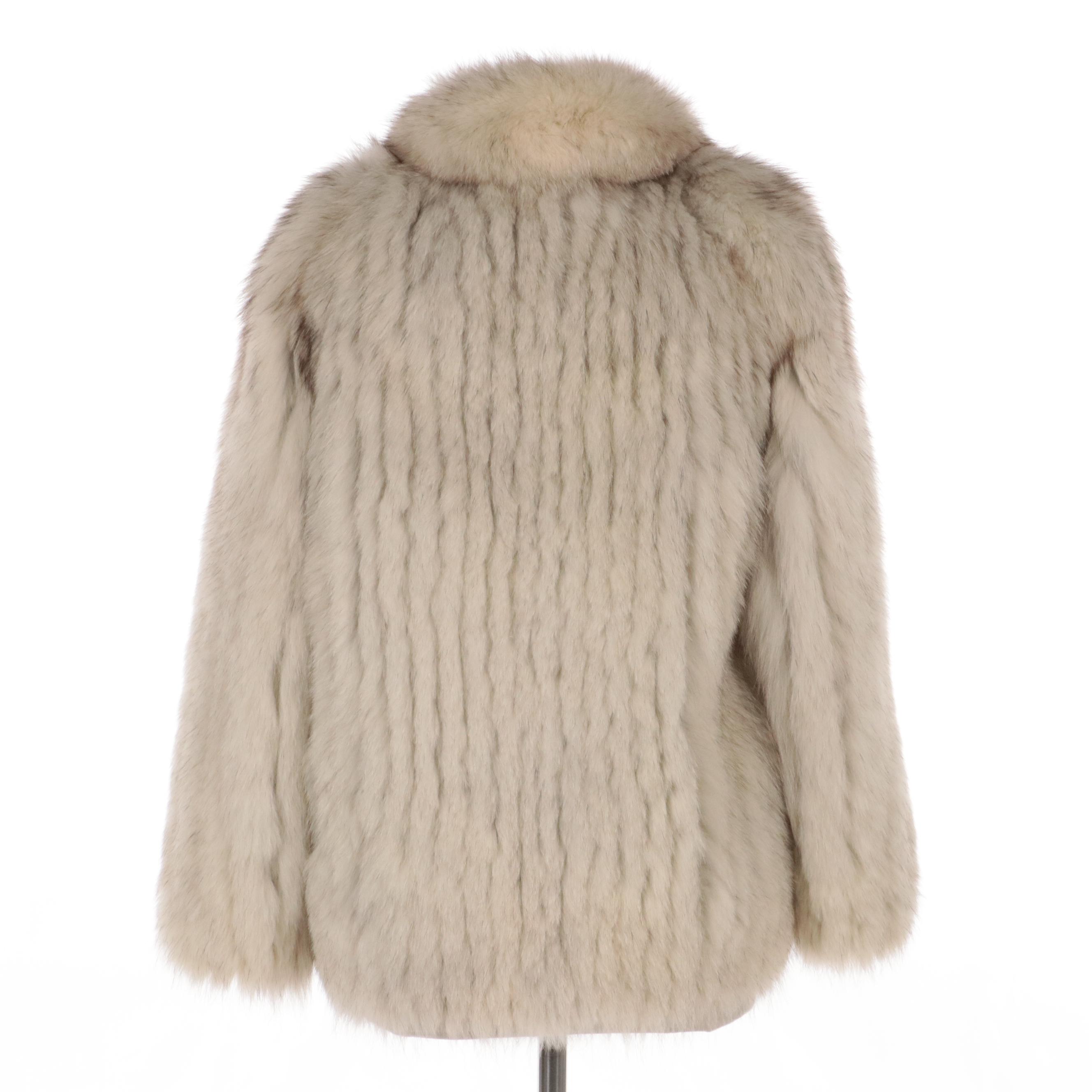 Saga Blue Fox Fur Corded Jacket by Avanti Furs for Thalhimers | EBTH