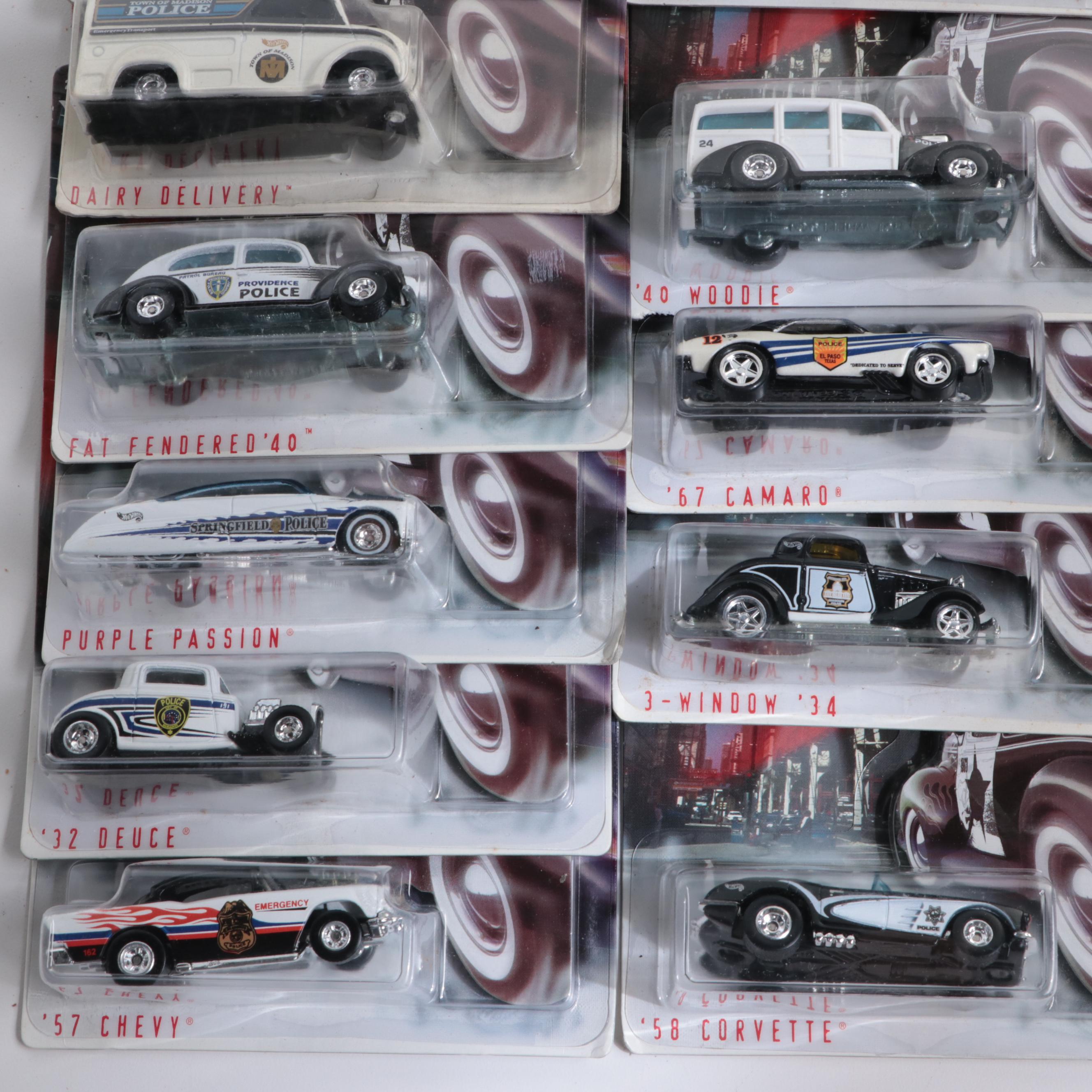 Complete Set of Hot Wheels Cop Rods Toy Cars | EBTH