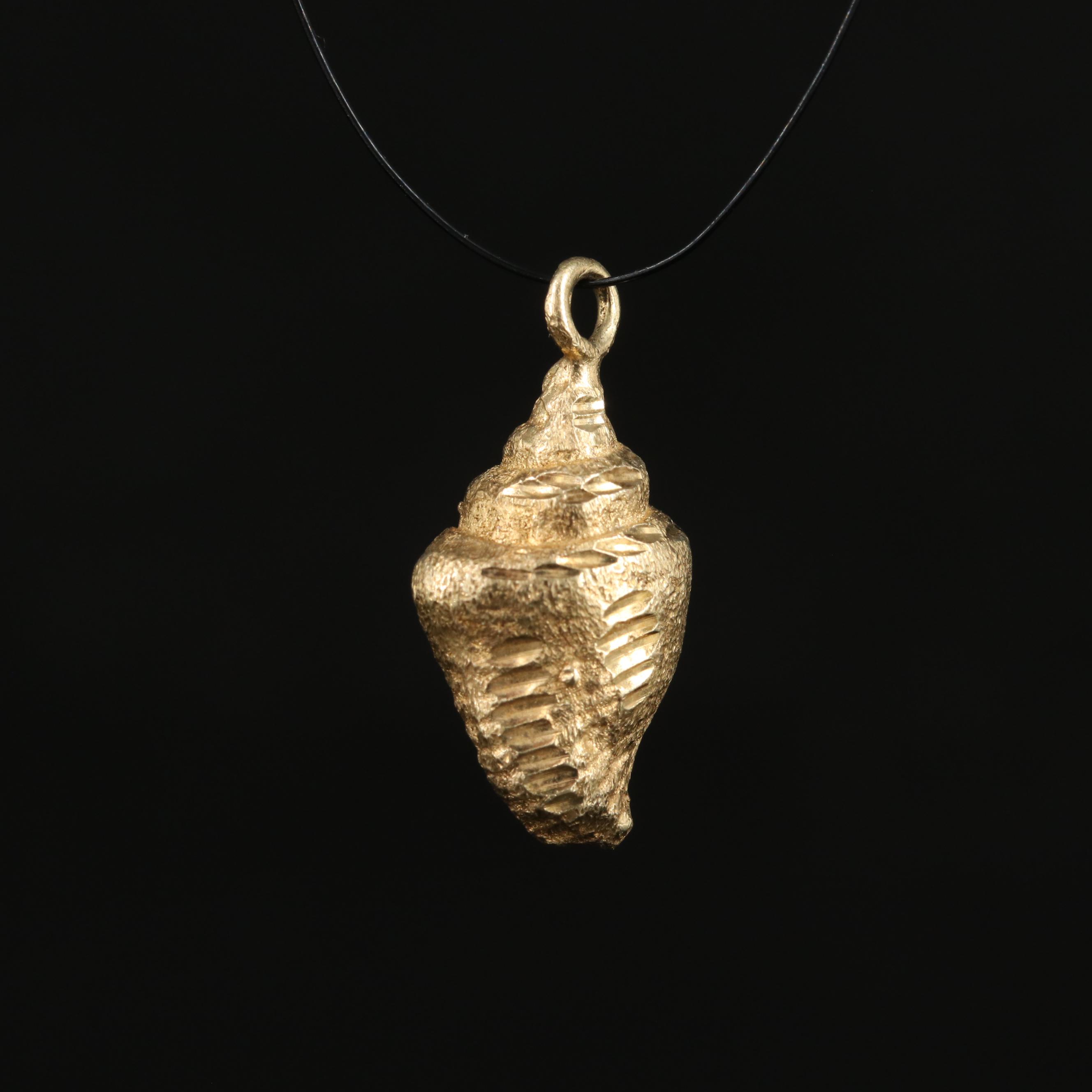 14K Conch Shell Charm | EBTH