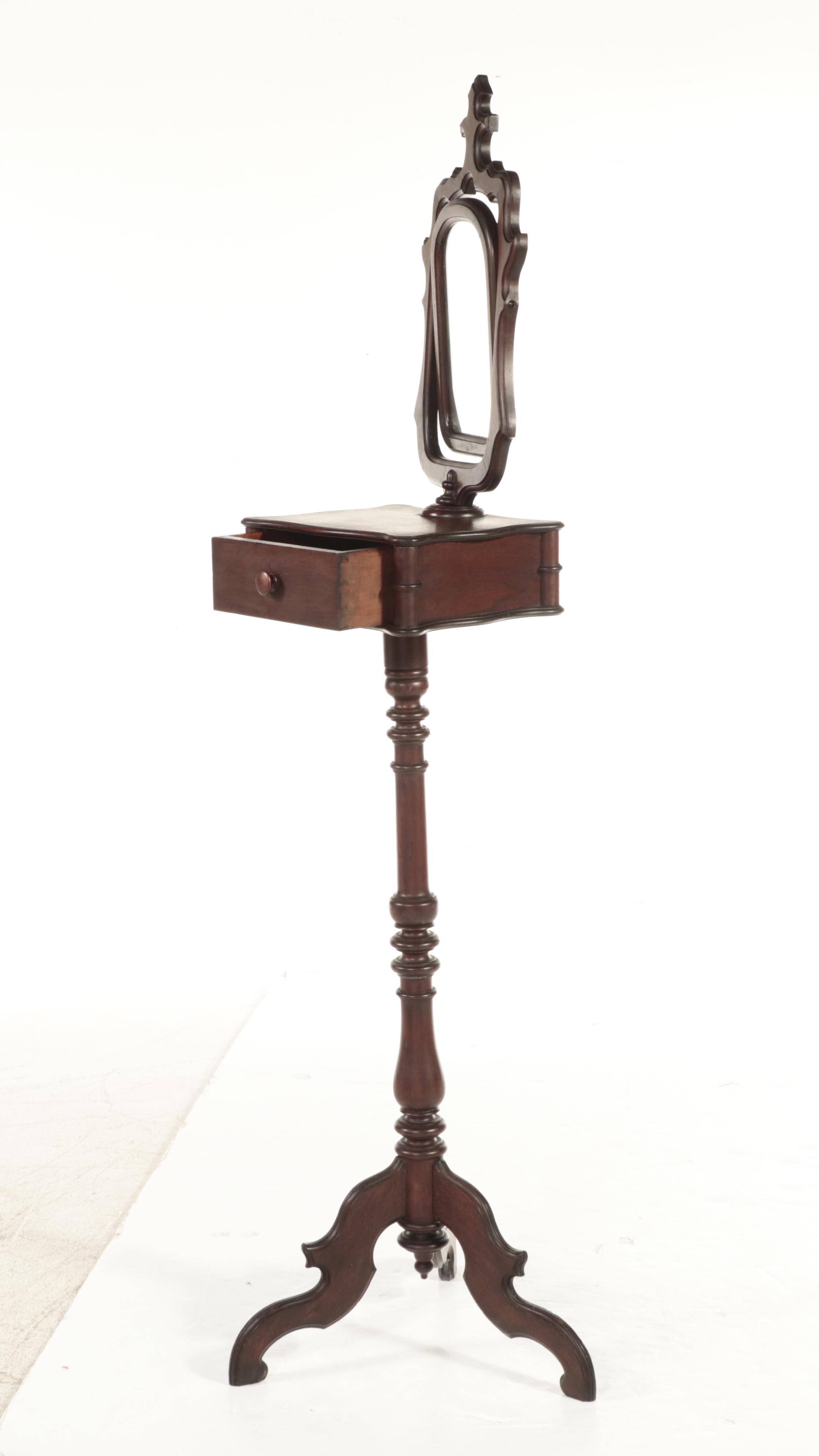 Victorian Walnut Shaving Stand, Late 19th/ Early 20th Century | EBTH