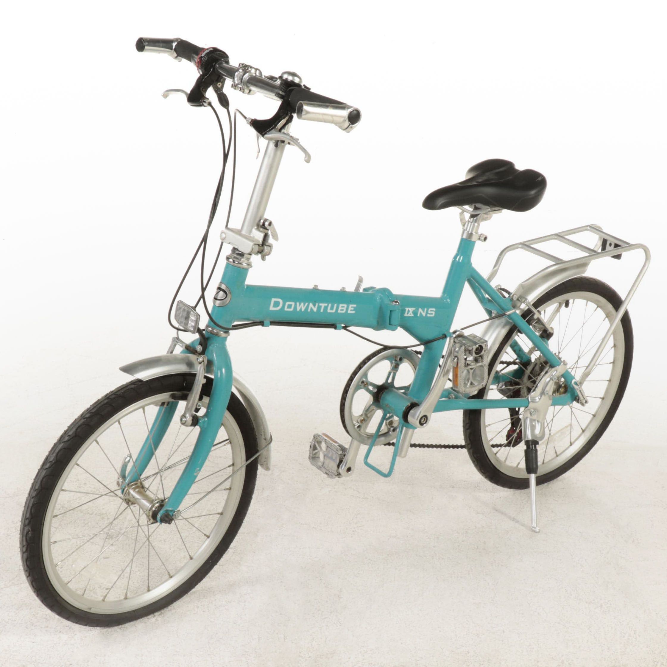 Downtube IX NS Blue Folding Bike | Everything But The House