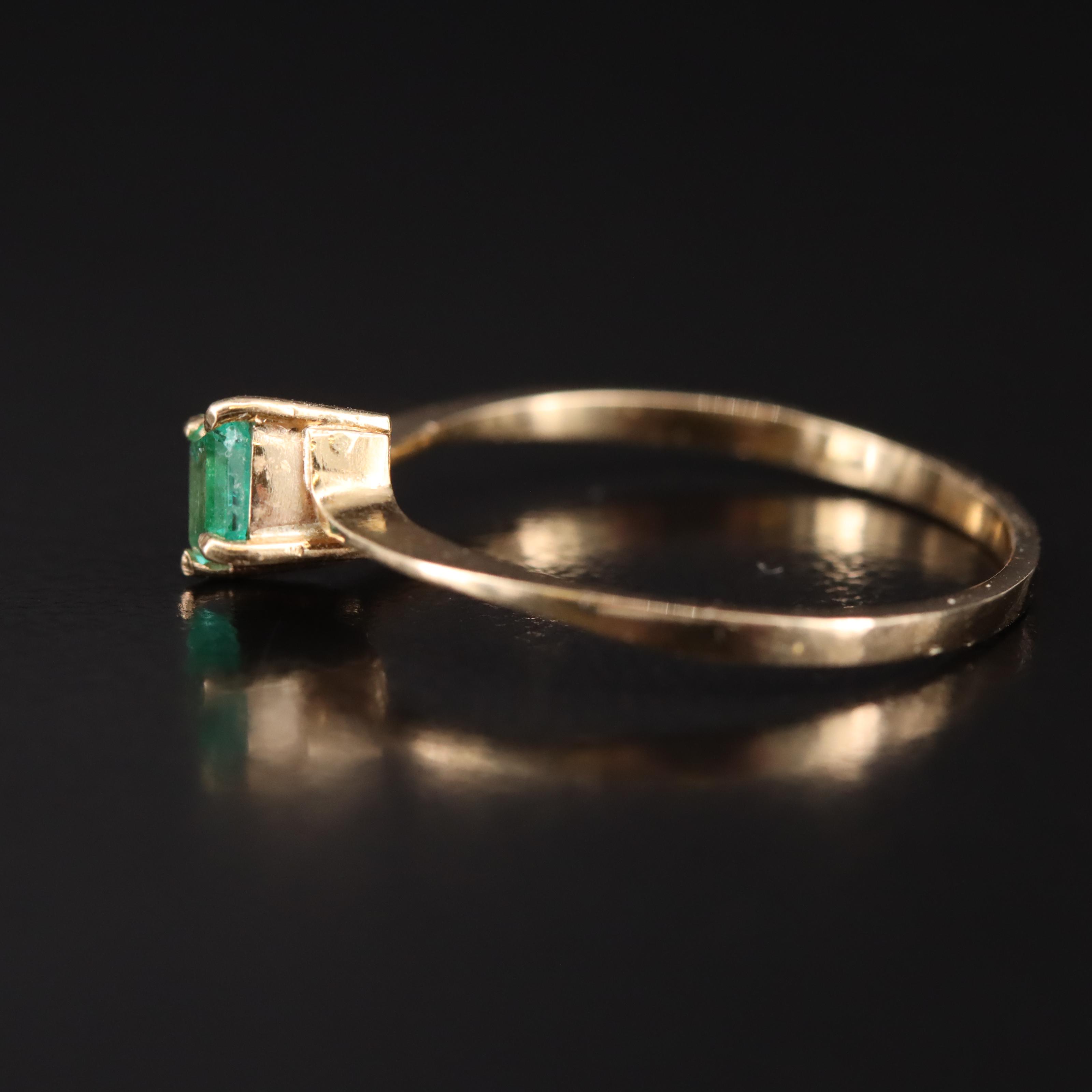 18K Emerald Ring | EBTH