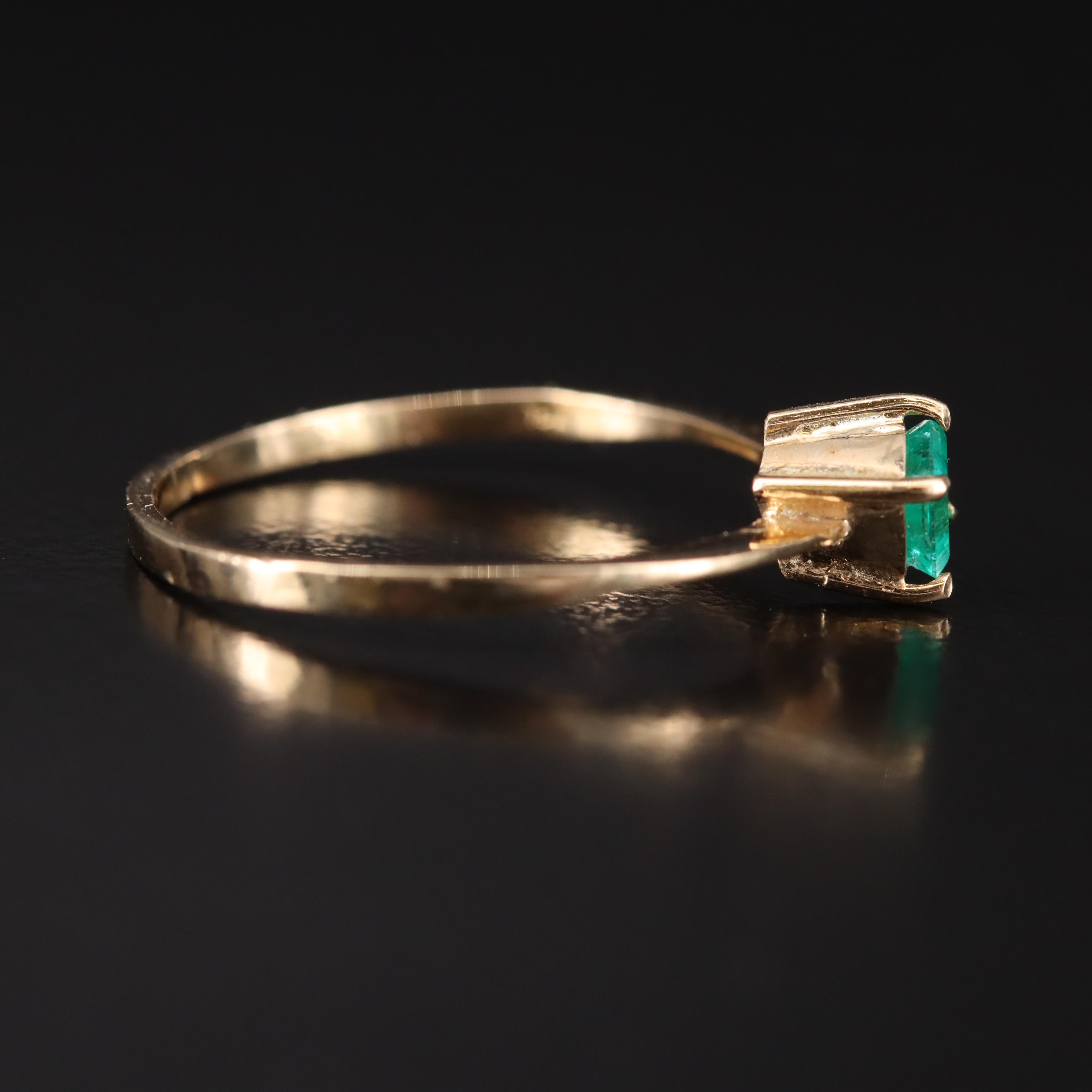 18K Emerald Ring | EBTH