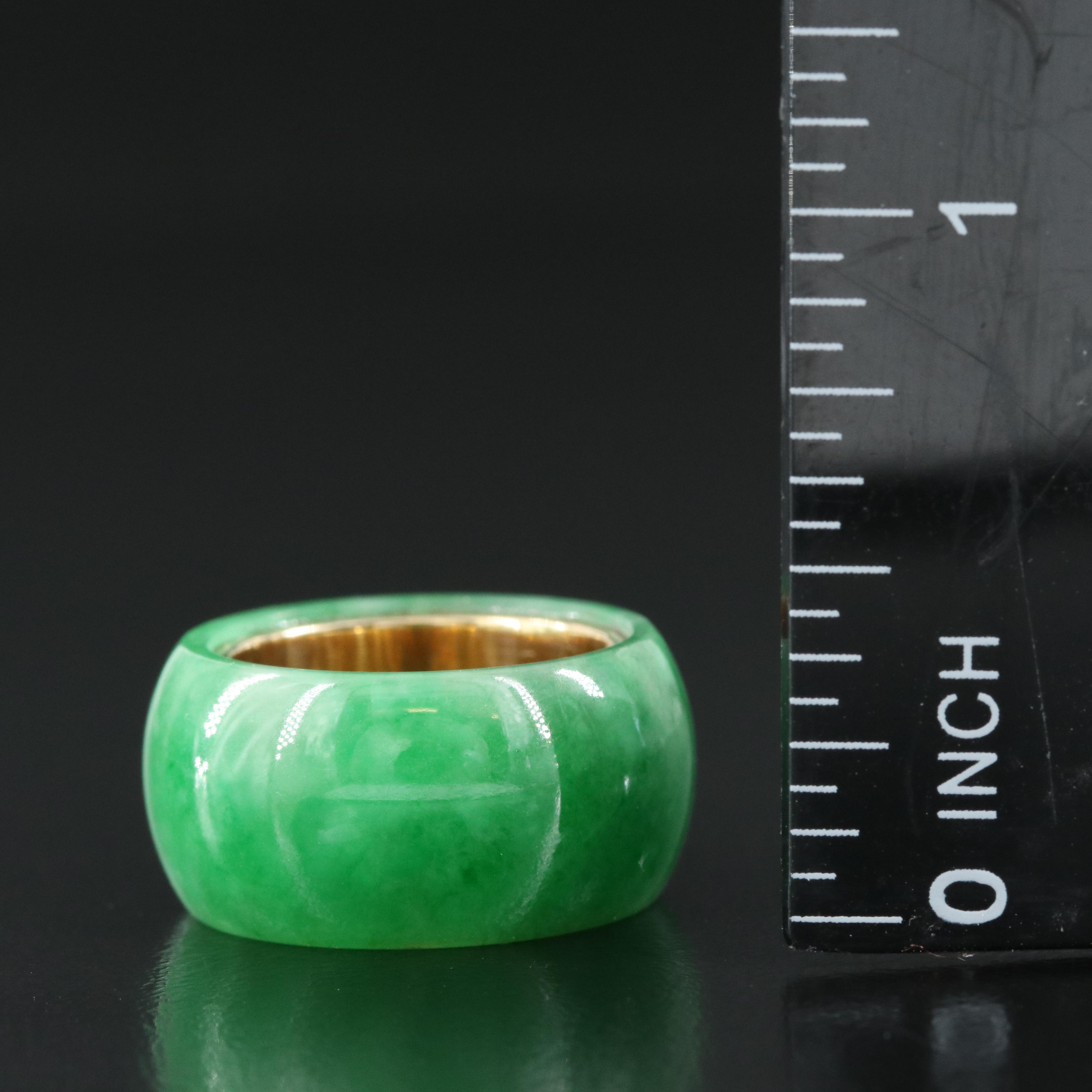 Jadeite Hololith with 18K Interior Ring | EBTH