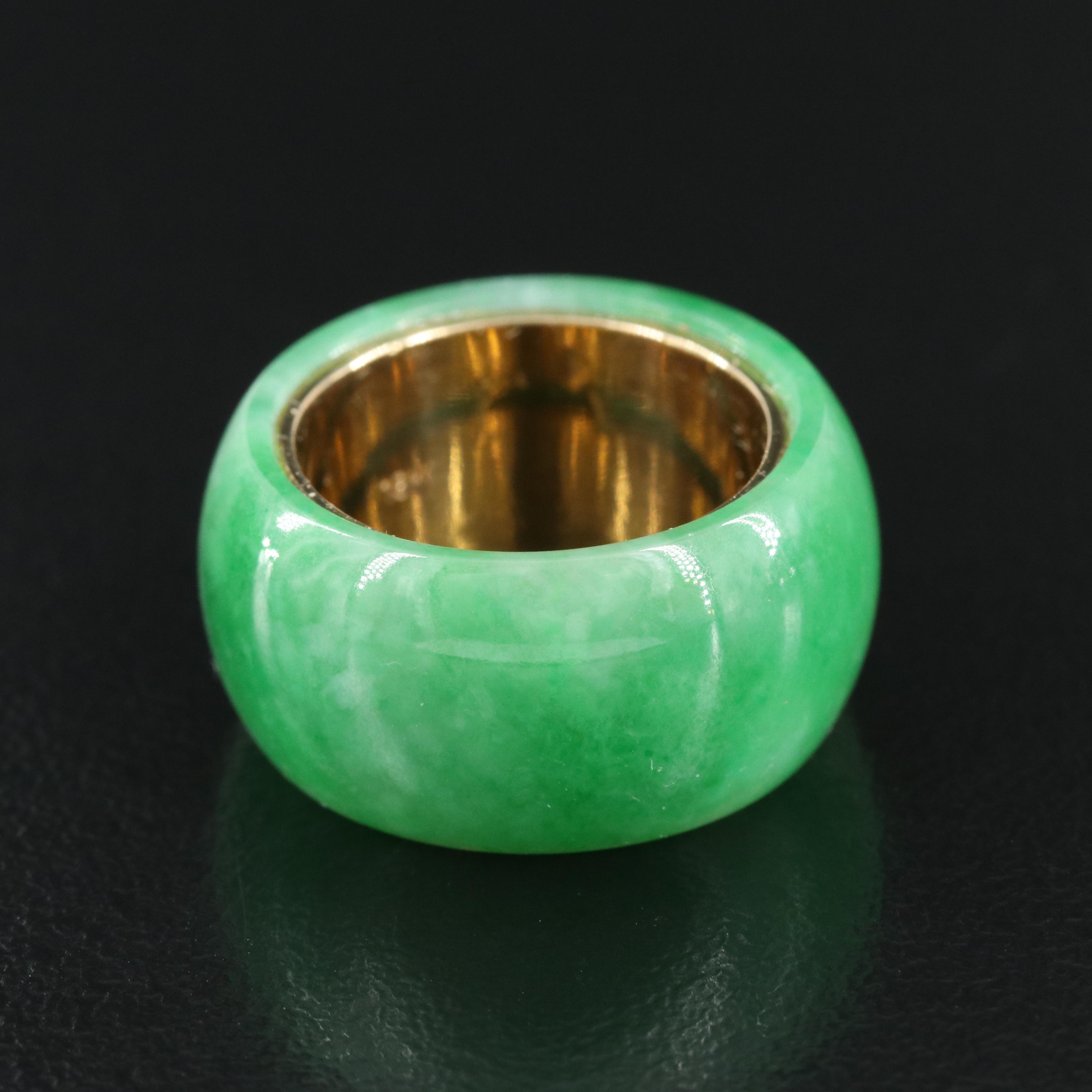 Jadeite Hololith with 18K Interior Ring | EBTH