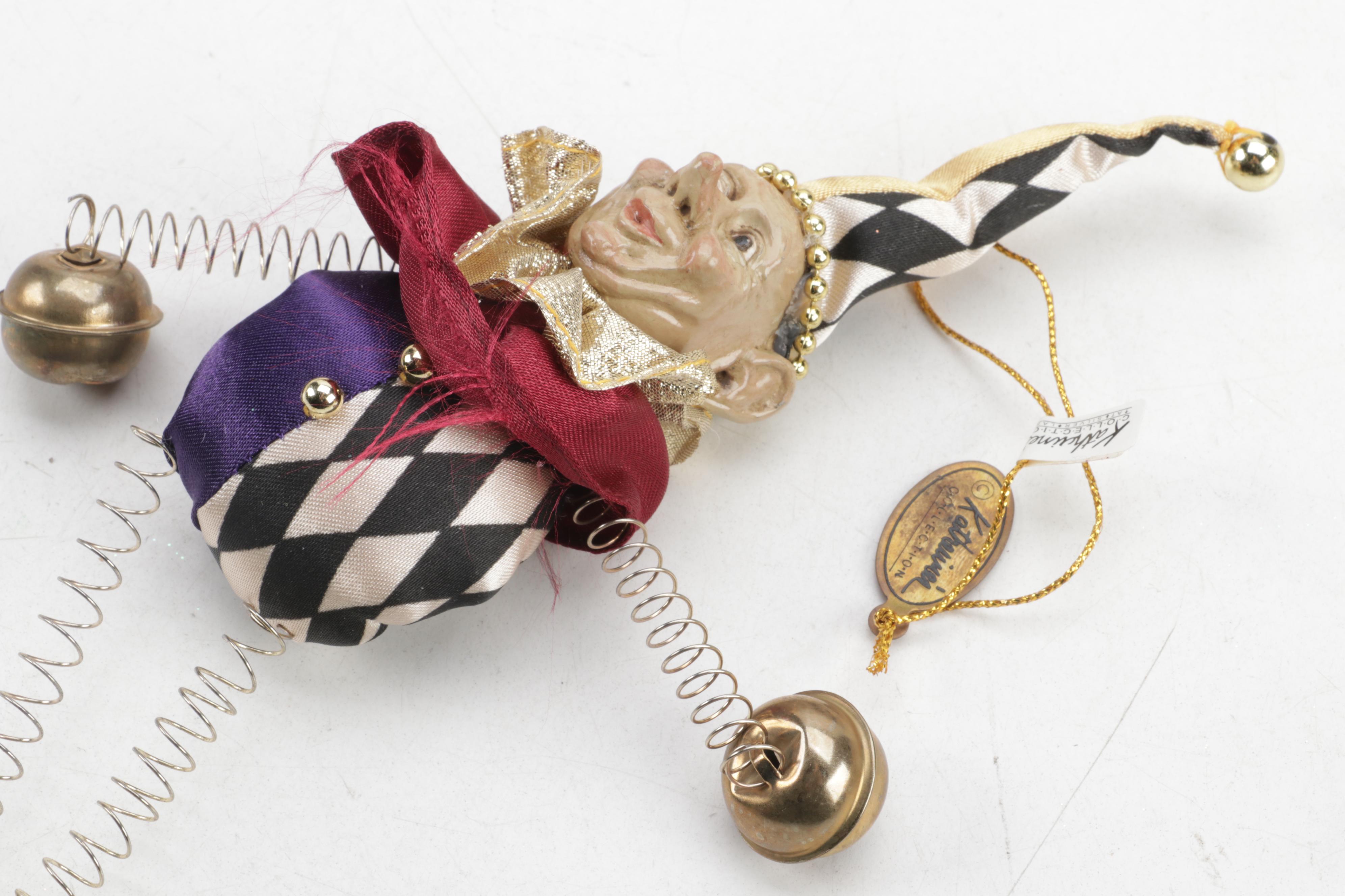 Wayne Kleski for Katherine's Collection Fabric Jingle Bell Jester ...