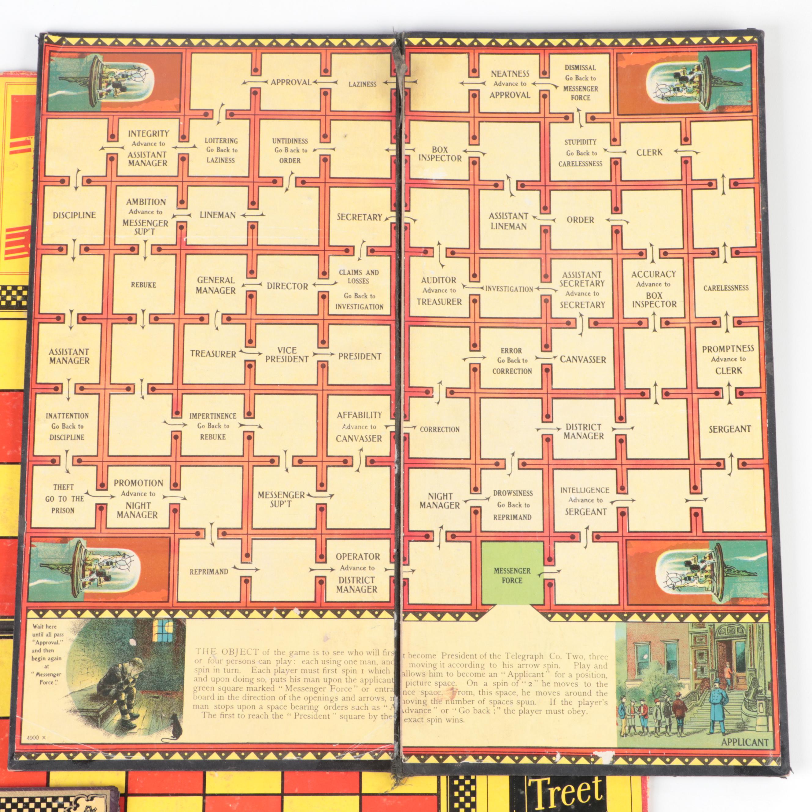 Parker Games Co. and World War II Era Checkers Boards with Pieces | EBTH