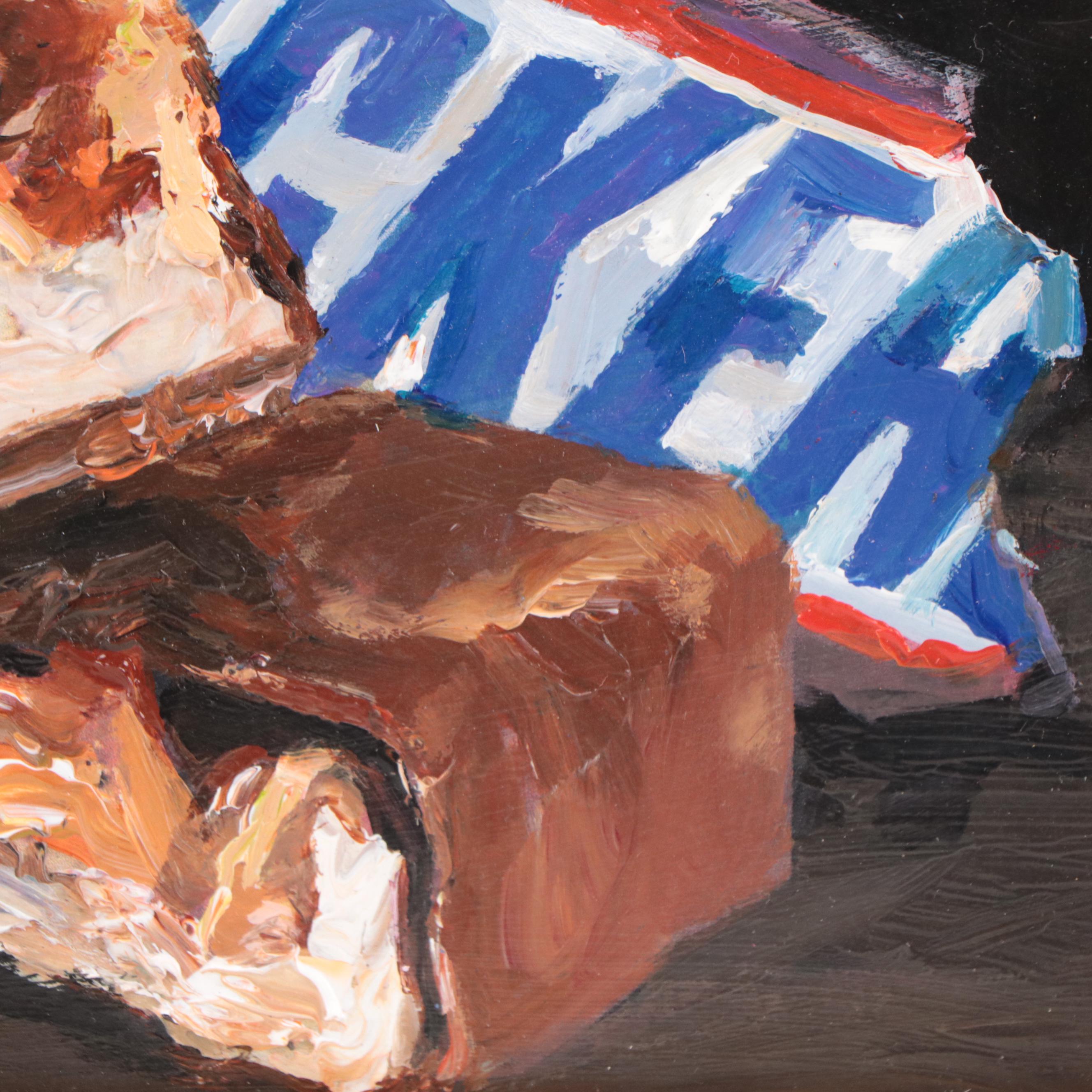 A.K. Miller Still Life Oil Painting "Snicker Bar," 2021 | EBTH