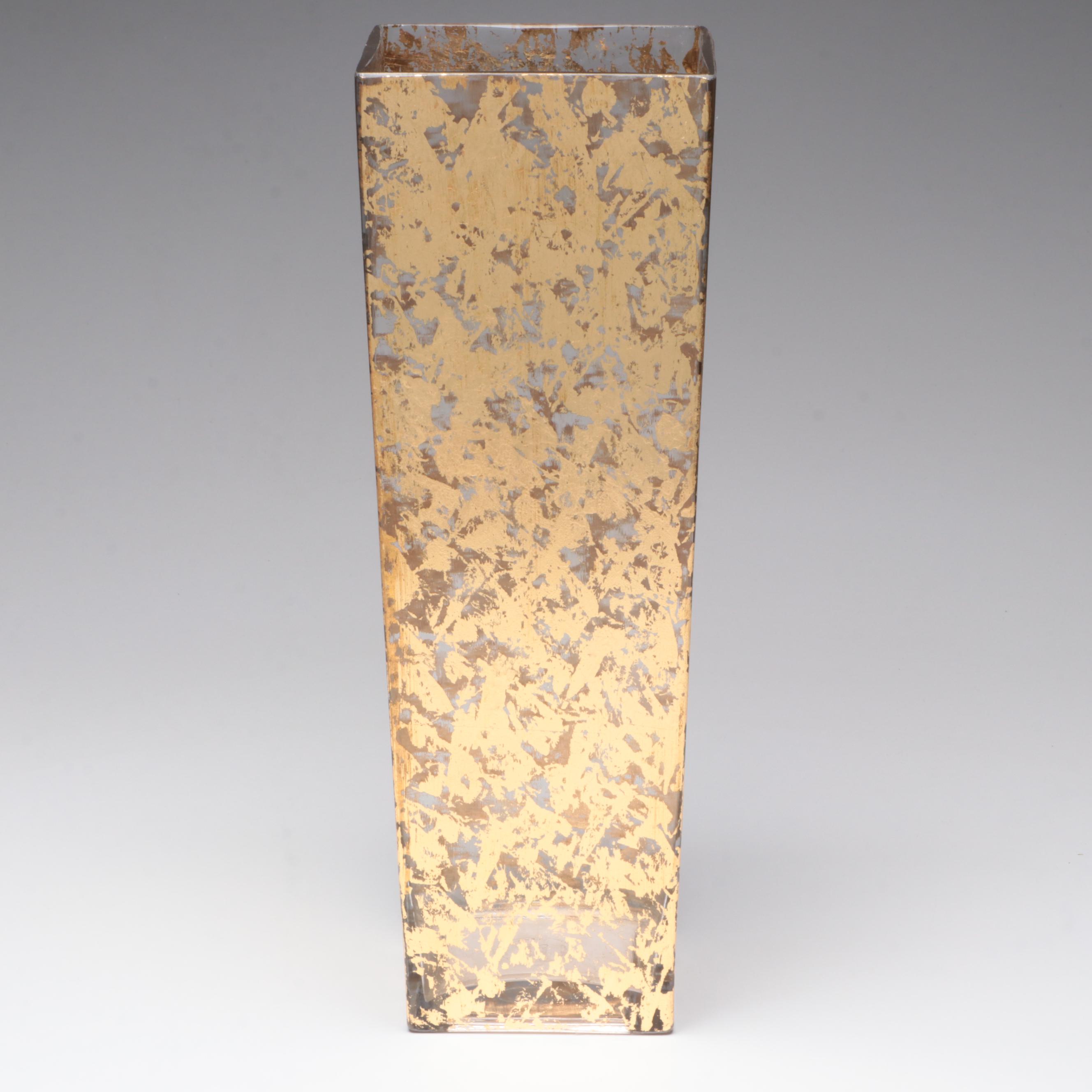 Kim Seybert Capiz Shell Placemats with Tamara Childs Glass Vase | EBTH