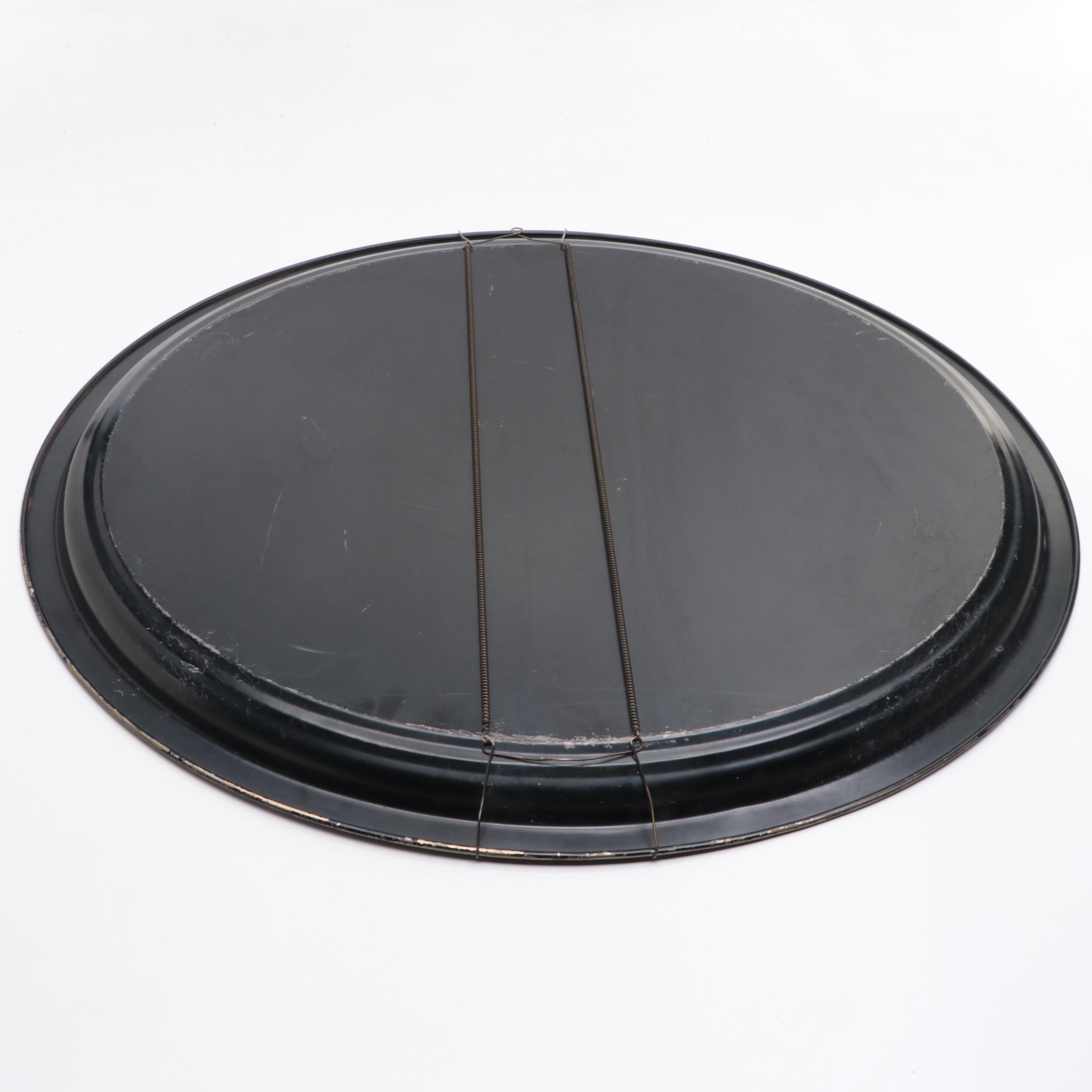 Handcrafted Pilgrim Art Toleware Decorated Metal Tray with Floral ...