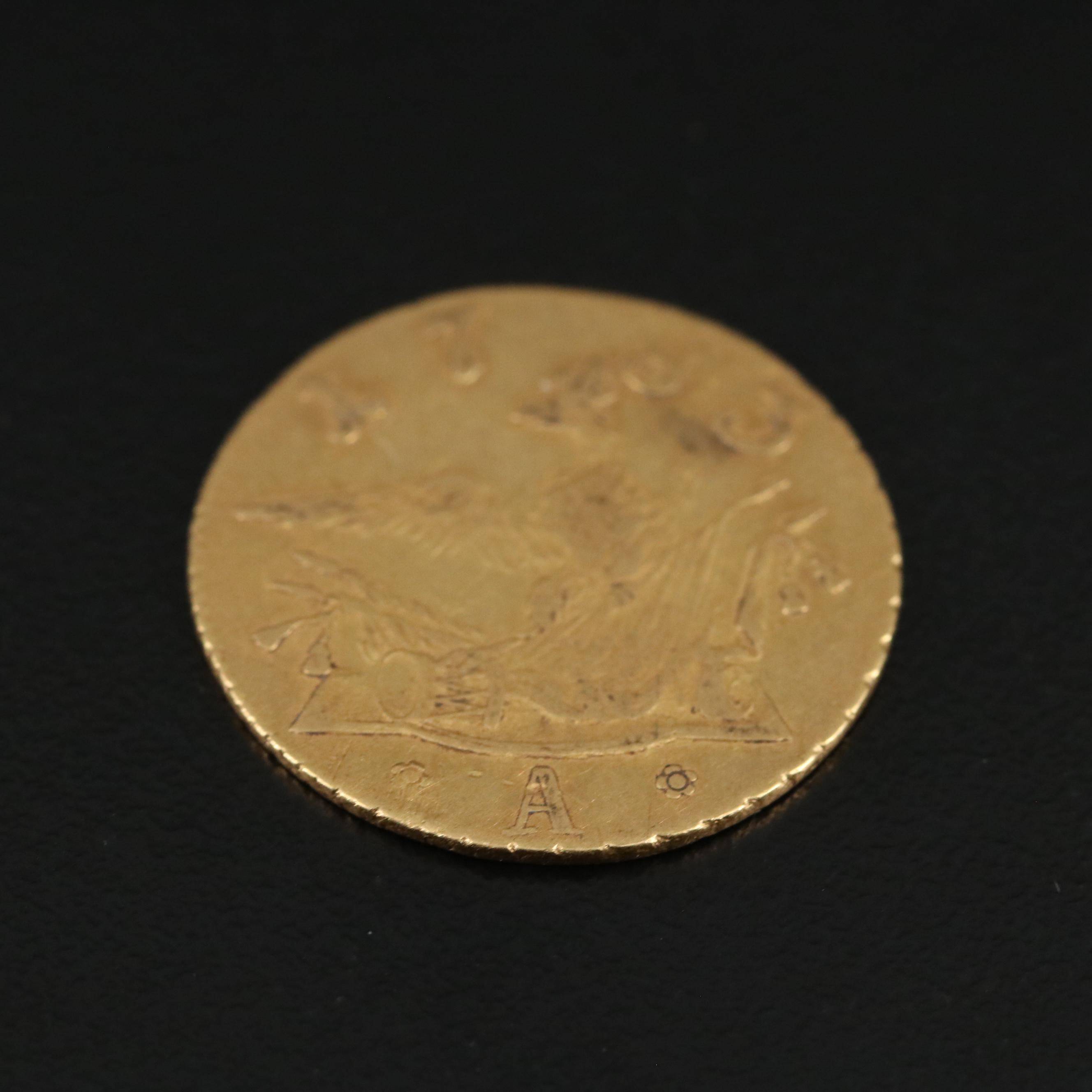 1783 A Prussia Five Thaler Gold Coin | EBTH