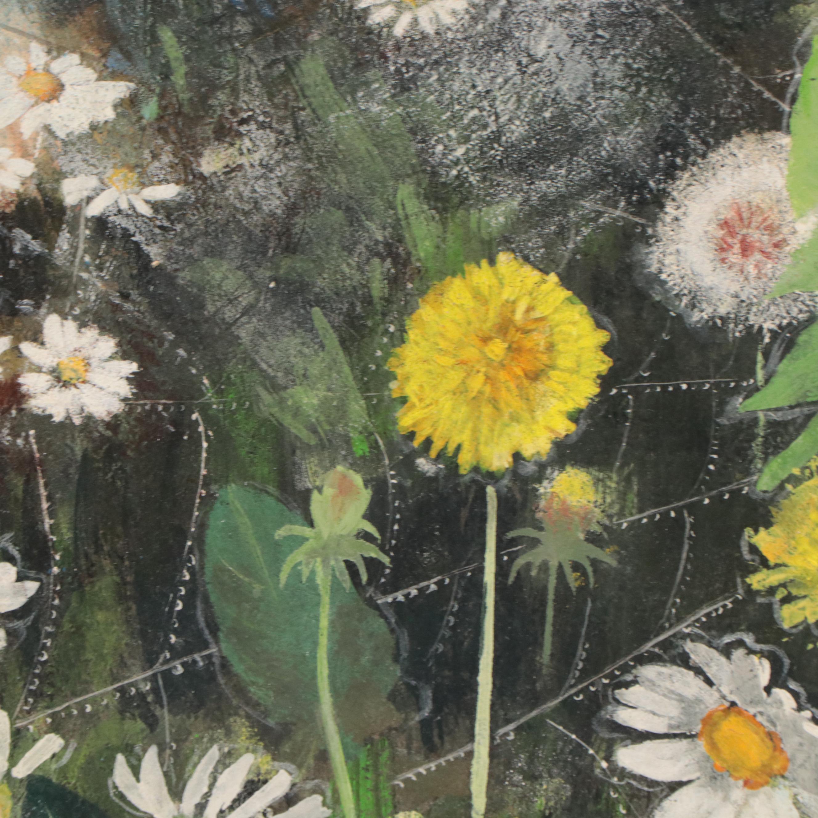 Marion Maxon Healy Oil Painting "Morning's At Seven," Mid-20th Century ...