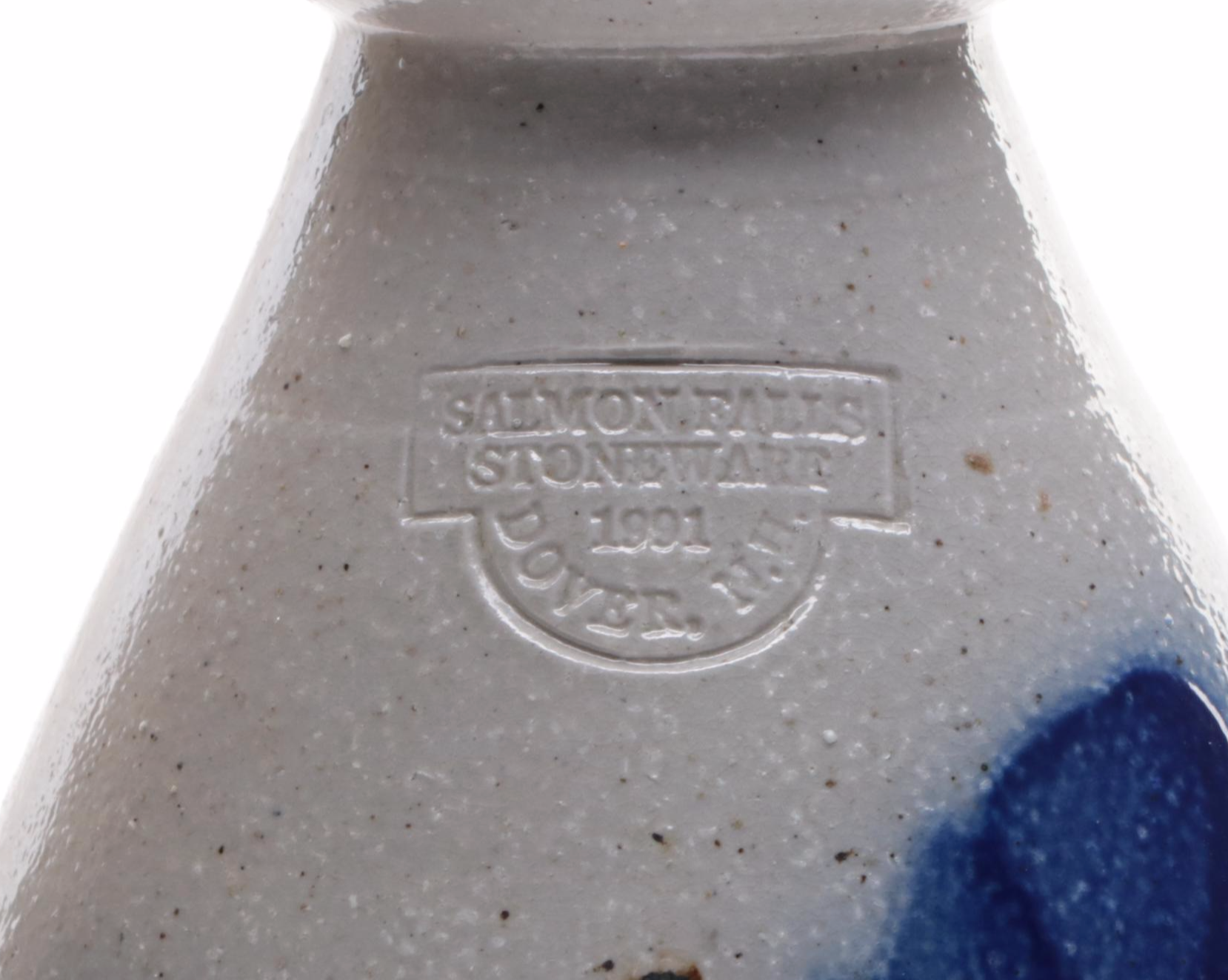 Robinson Ransbottom Blue and White Striped Planter and More | EBTH