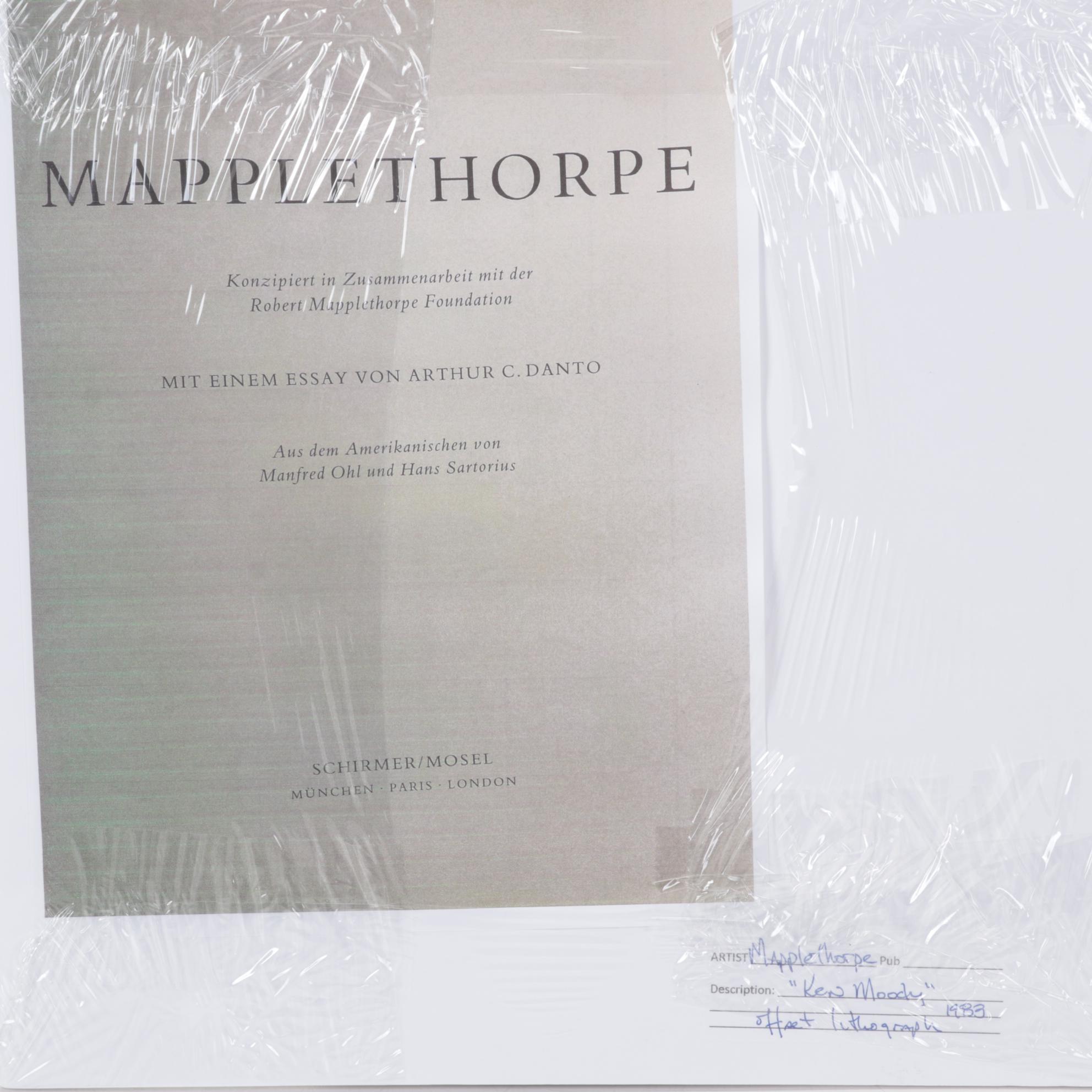 Portrait Offset Lithograph After Robert Mapplethorpe "Ken Moody," 1983 ...