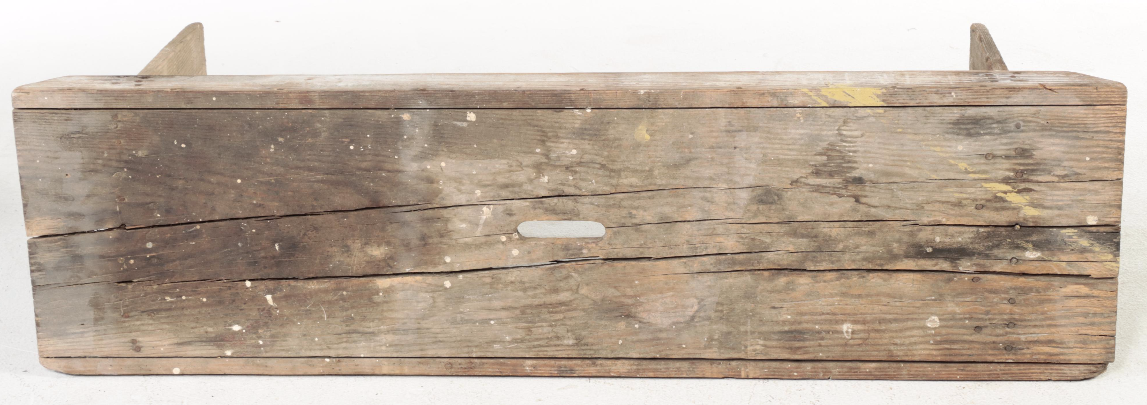 American Primitive Pine "Bootjack" Bench | EBTH