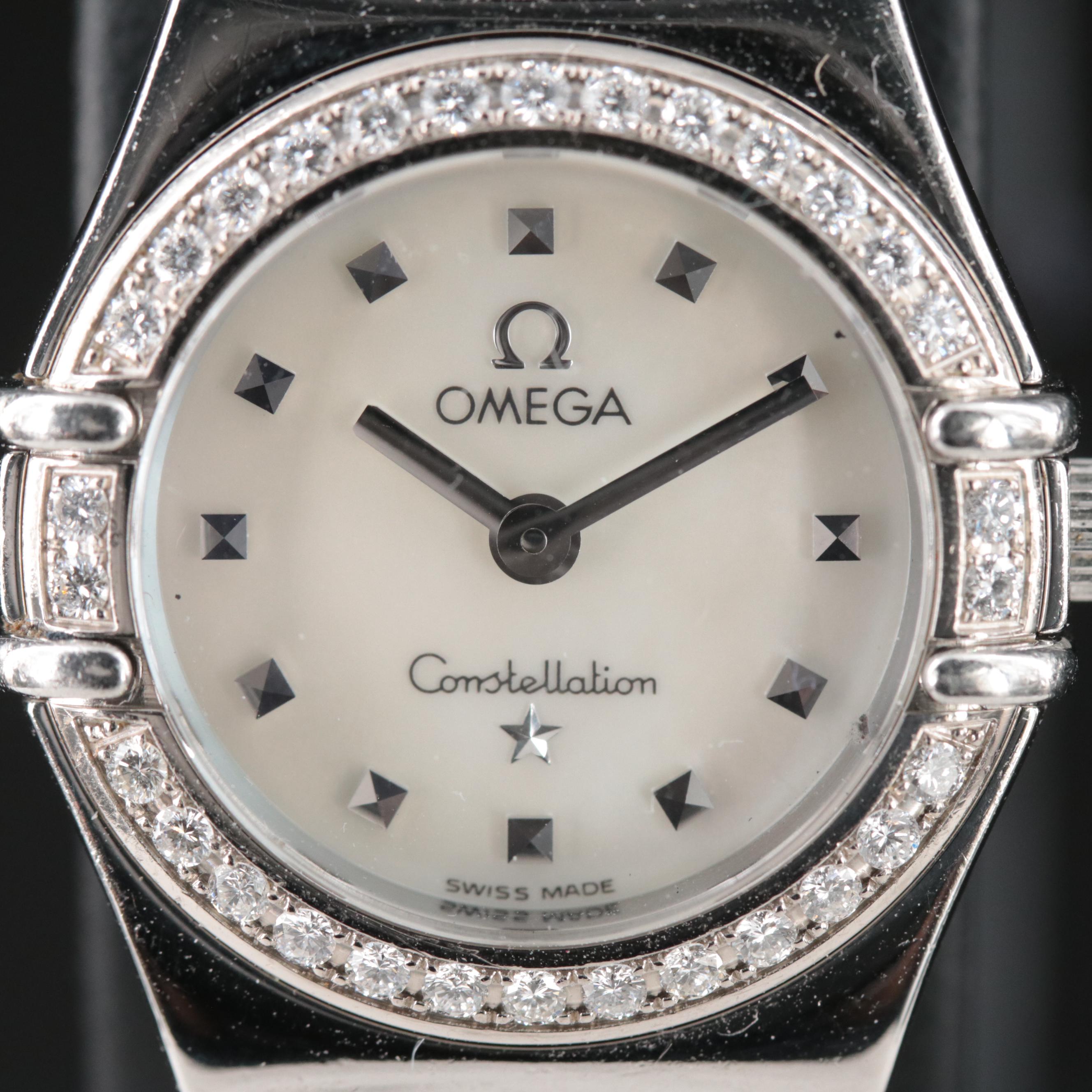Omega Mother-of-Pearl Dial Constellation Diamond Wristwatch | EBTH
