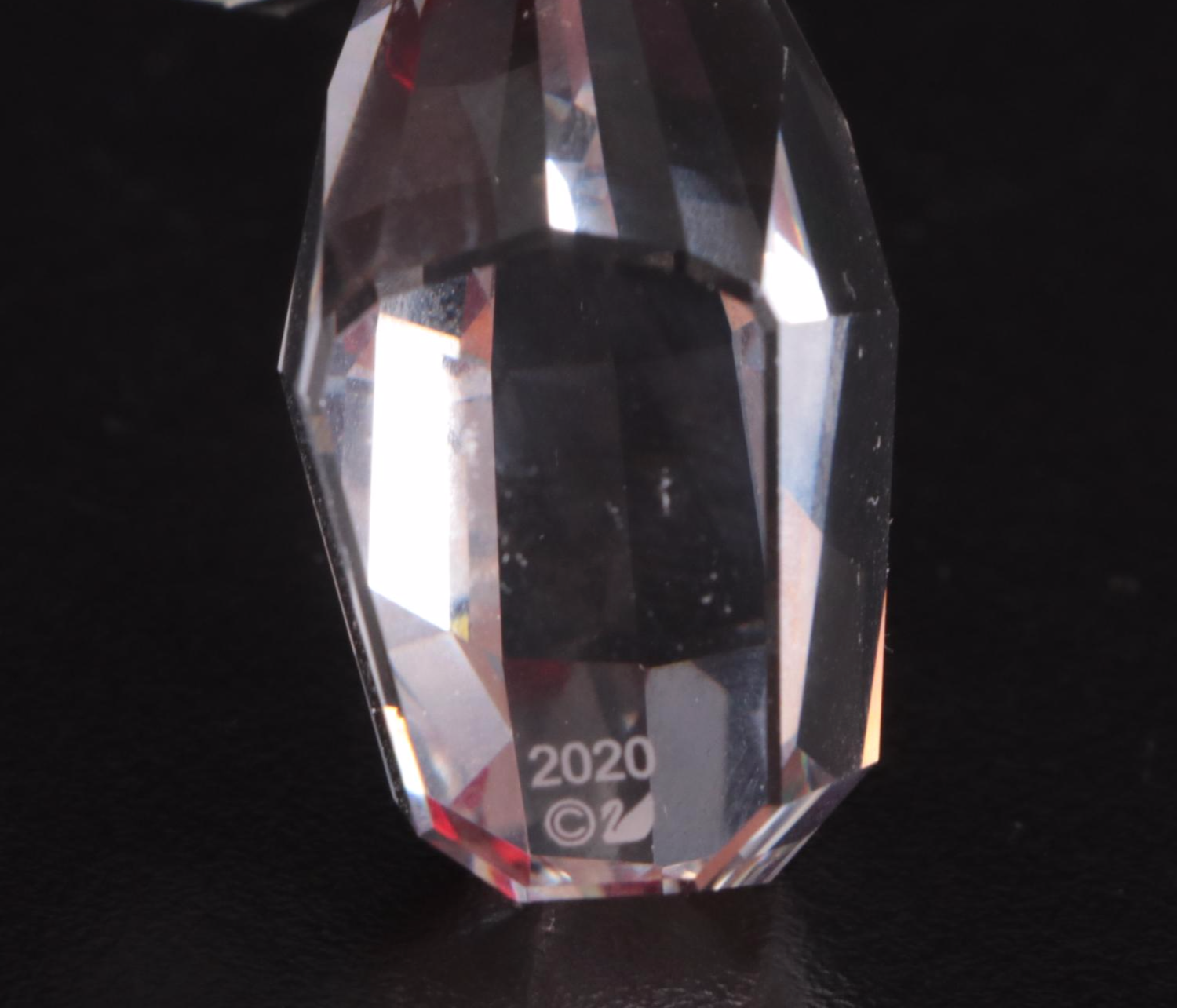 Swarovski Crystal Moose and Bull Christmas Figurines | EBTH