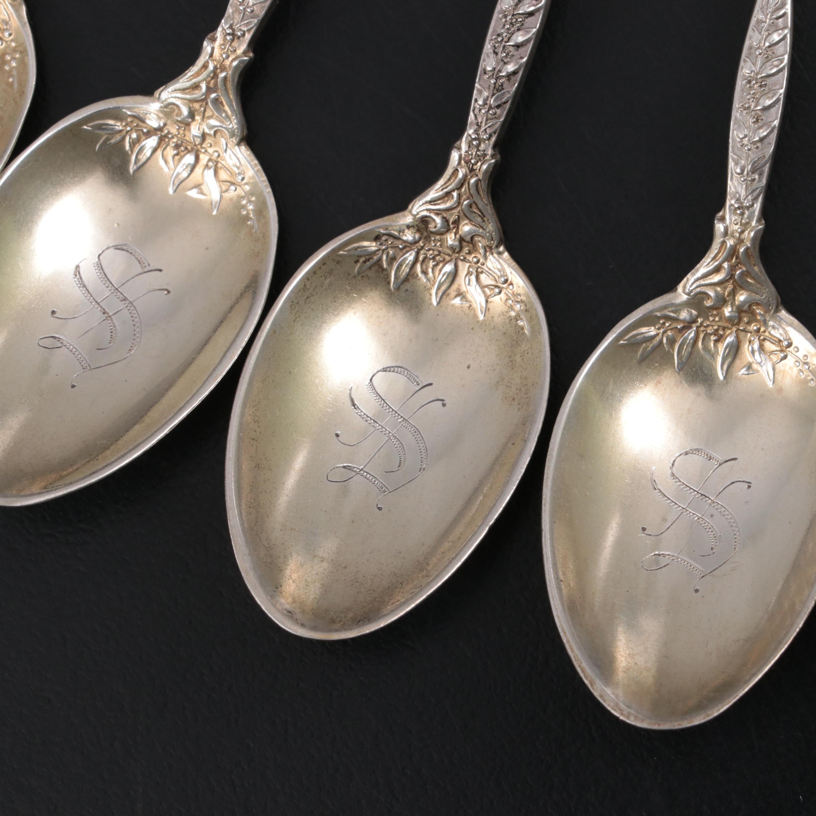 Dominick & Haff Sterling Silver Demitasse Spoons, Late 19th/ Early 20th ...