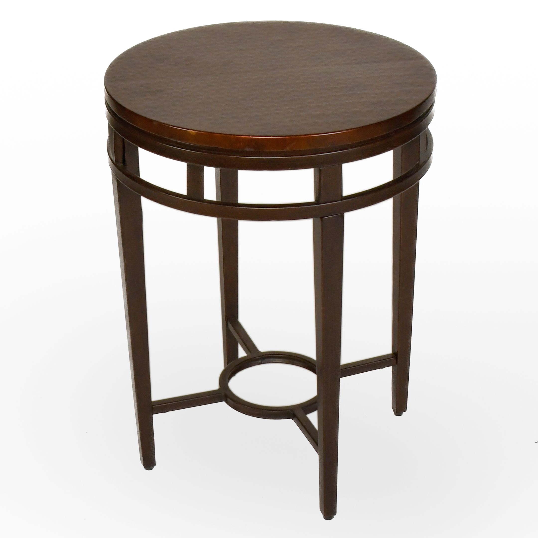 Metal Leg Round Accent Table | EBTH