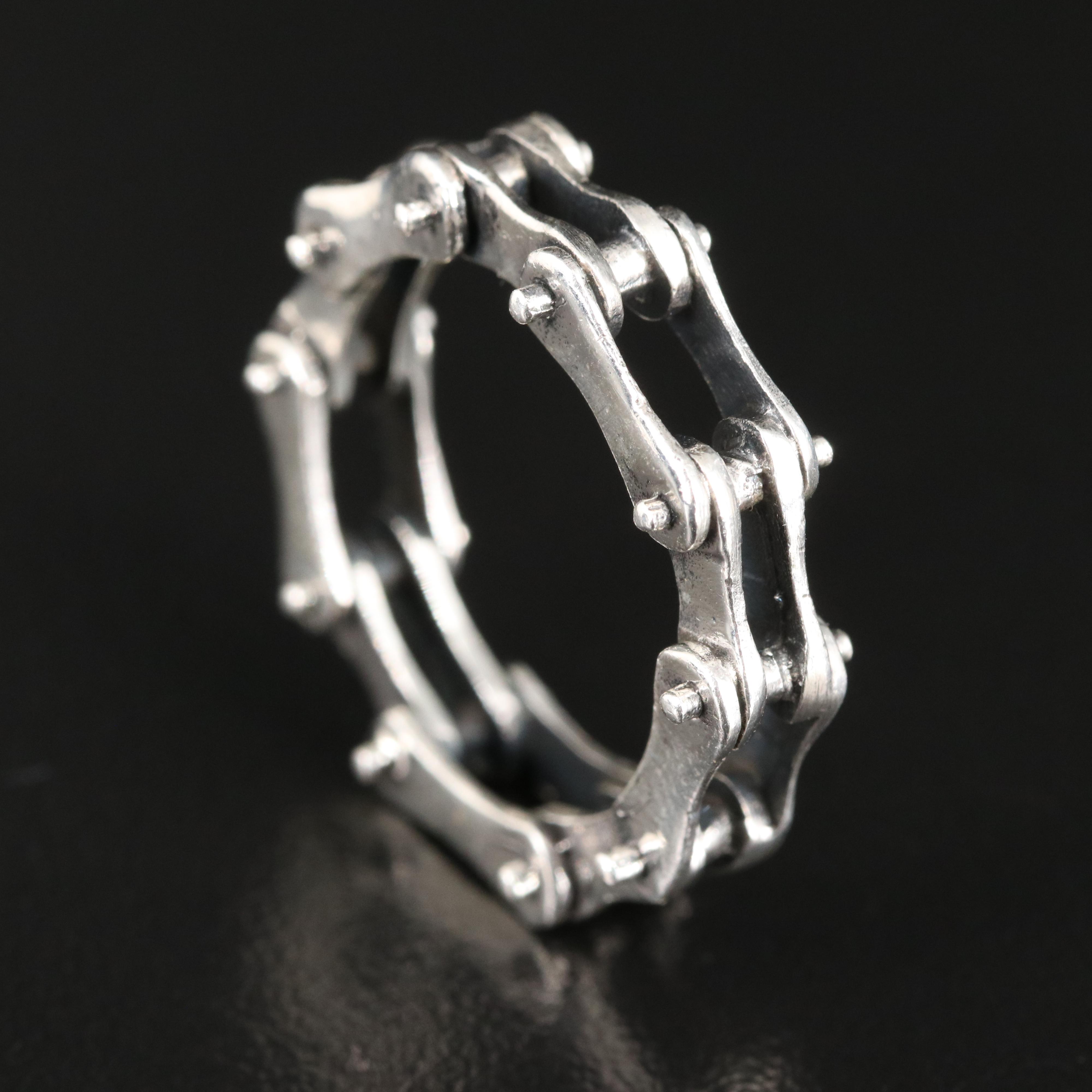 Sterling Bike Chain Ring | EBTH