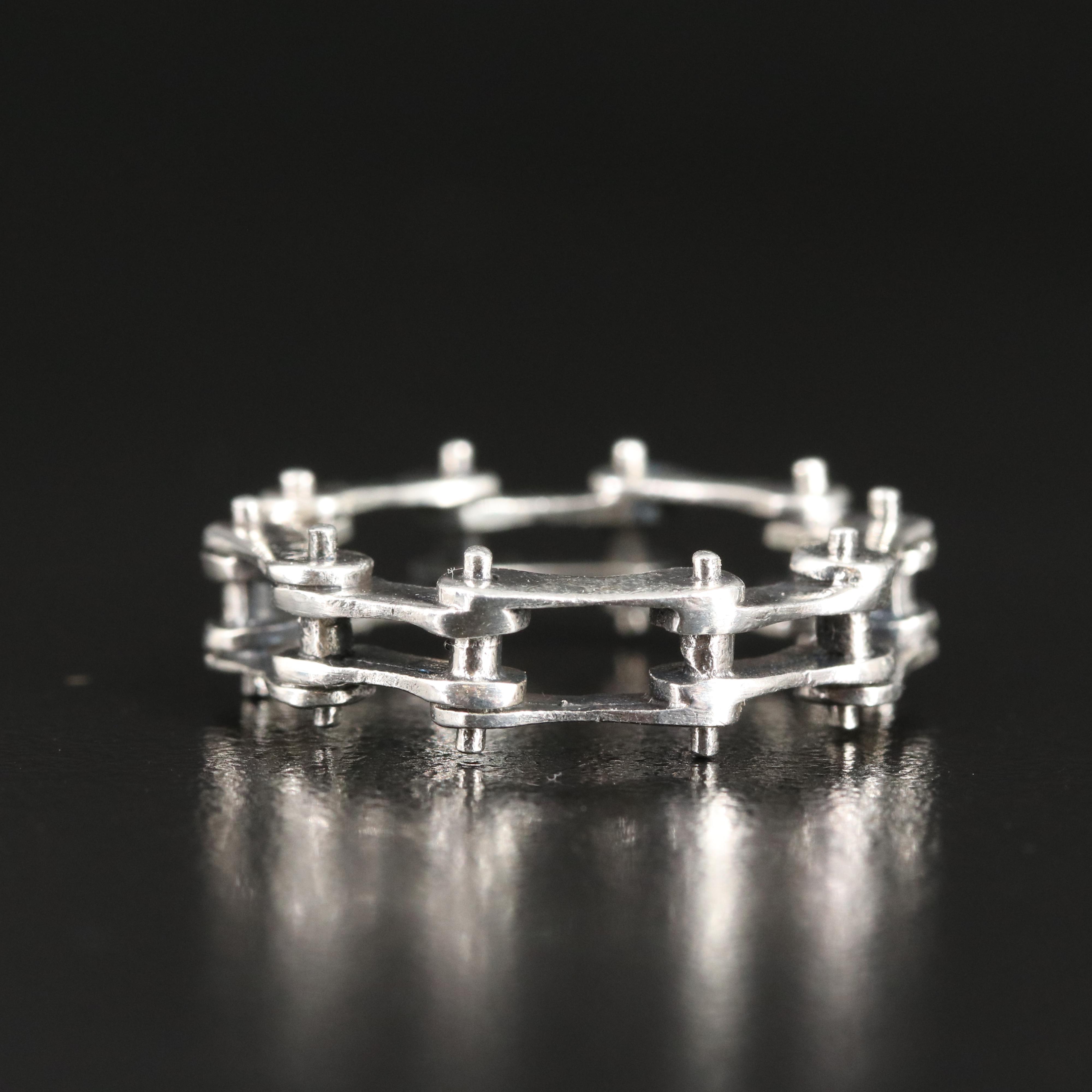 Sterling Bike Chain Ring | EBTH