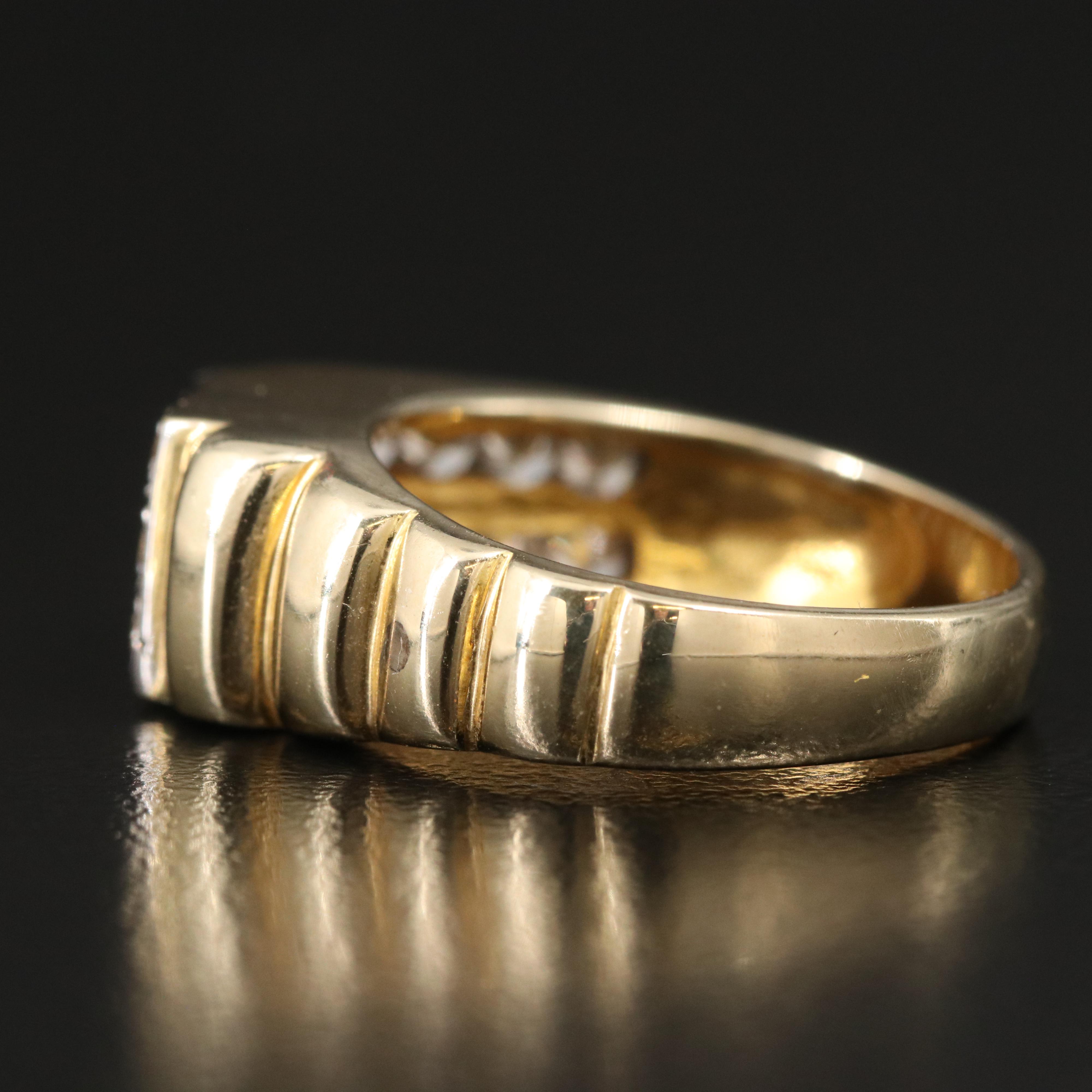 14K 0.90 CTW Diamond Stepped Ring | Everything But The House