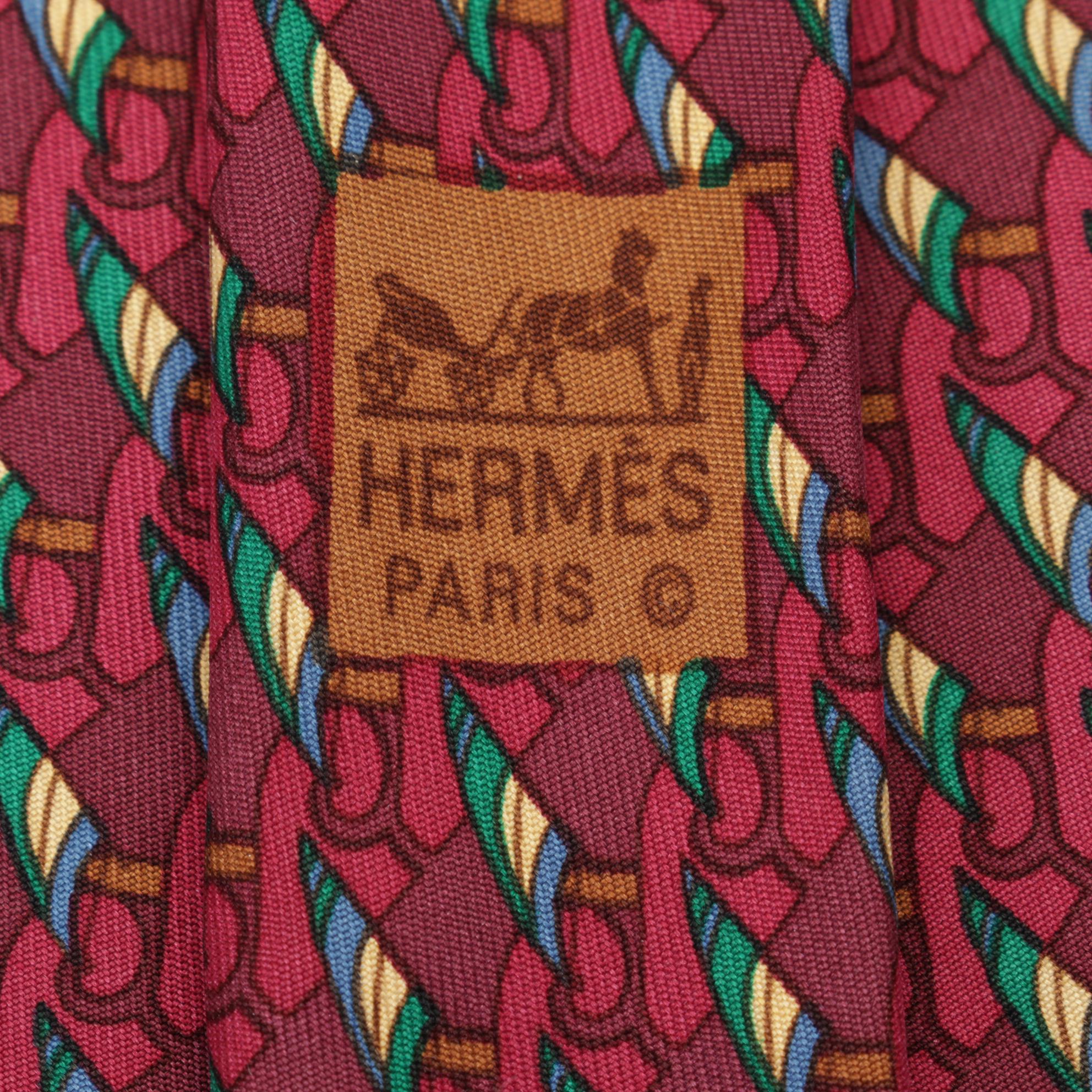 Hermès Hand-Sewn Silk Twill Tie | EBTH