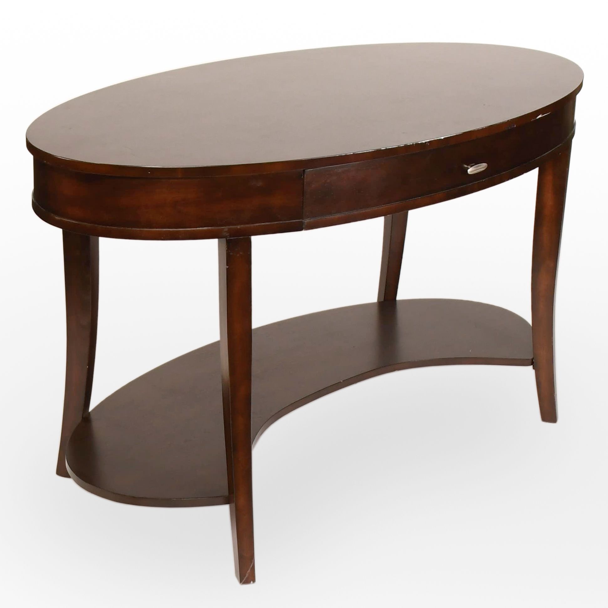 Oval Desk with Drawer | EBTH