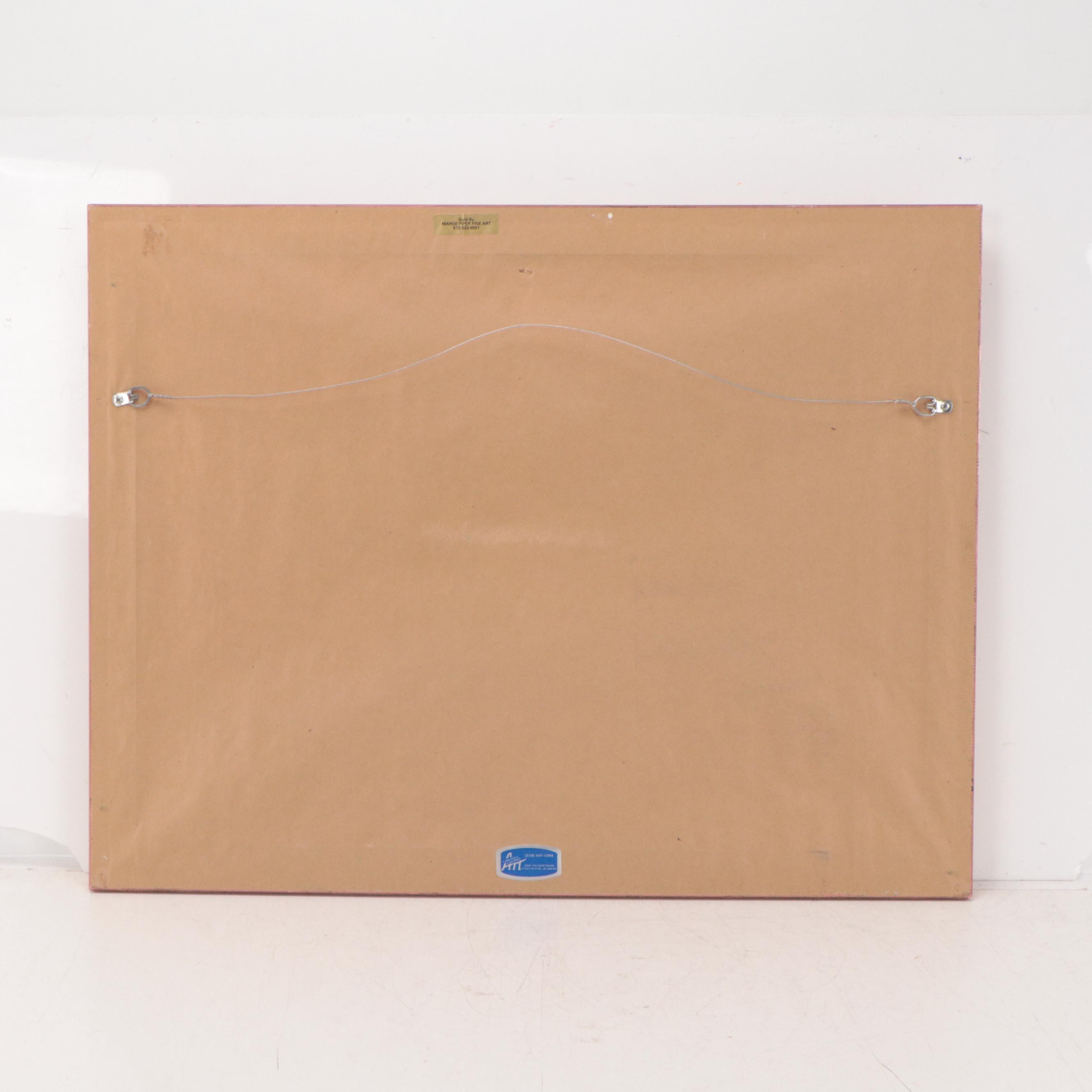 Arthur Curtin Still Life Oil Painting of Rose and Chocolates, 1894 | EBTH