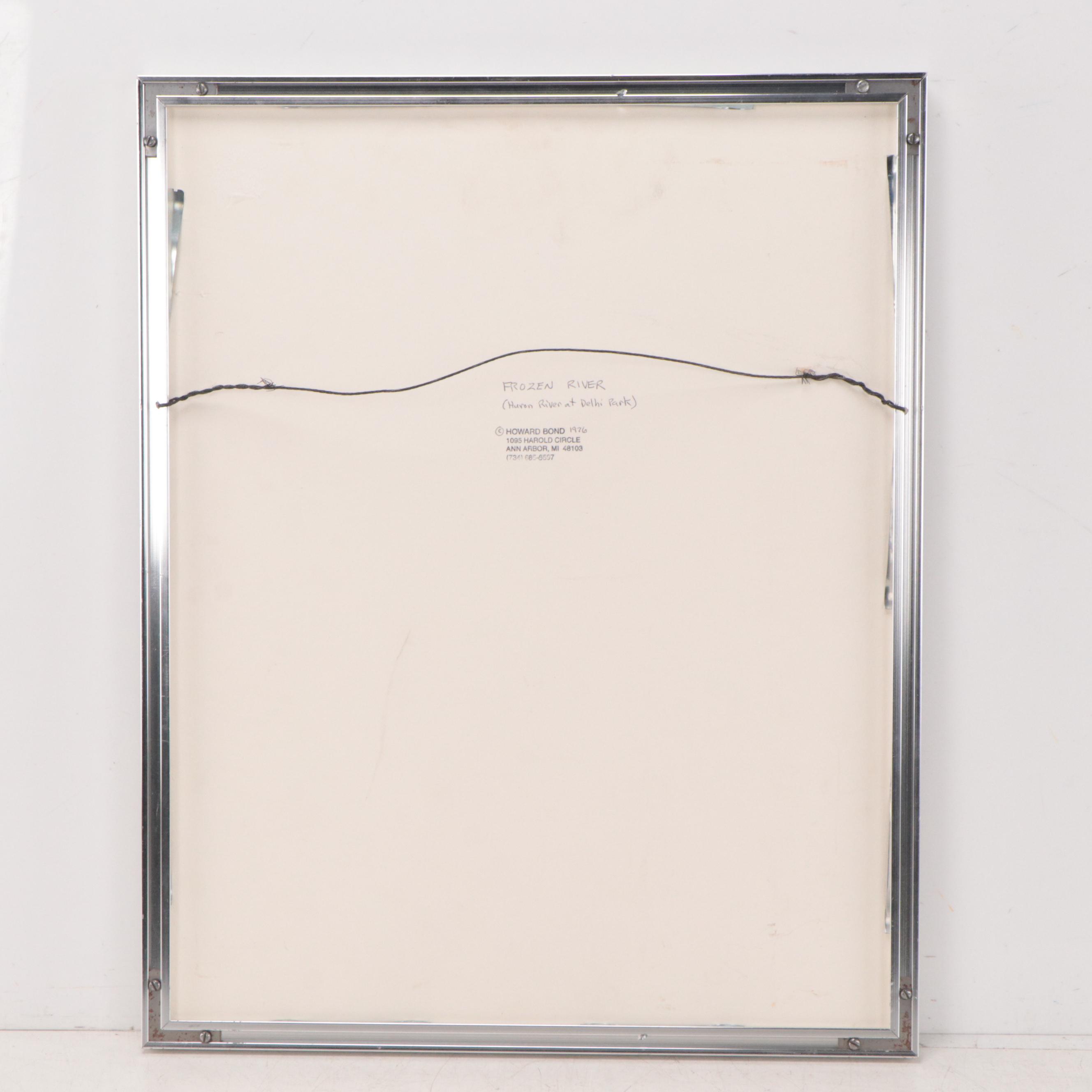 Howard Bond Landscape Silver Gelatin Photograph of Ann Arbor | EBTH