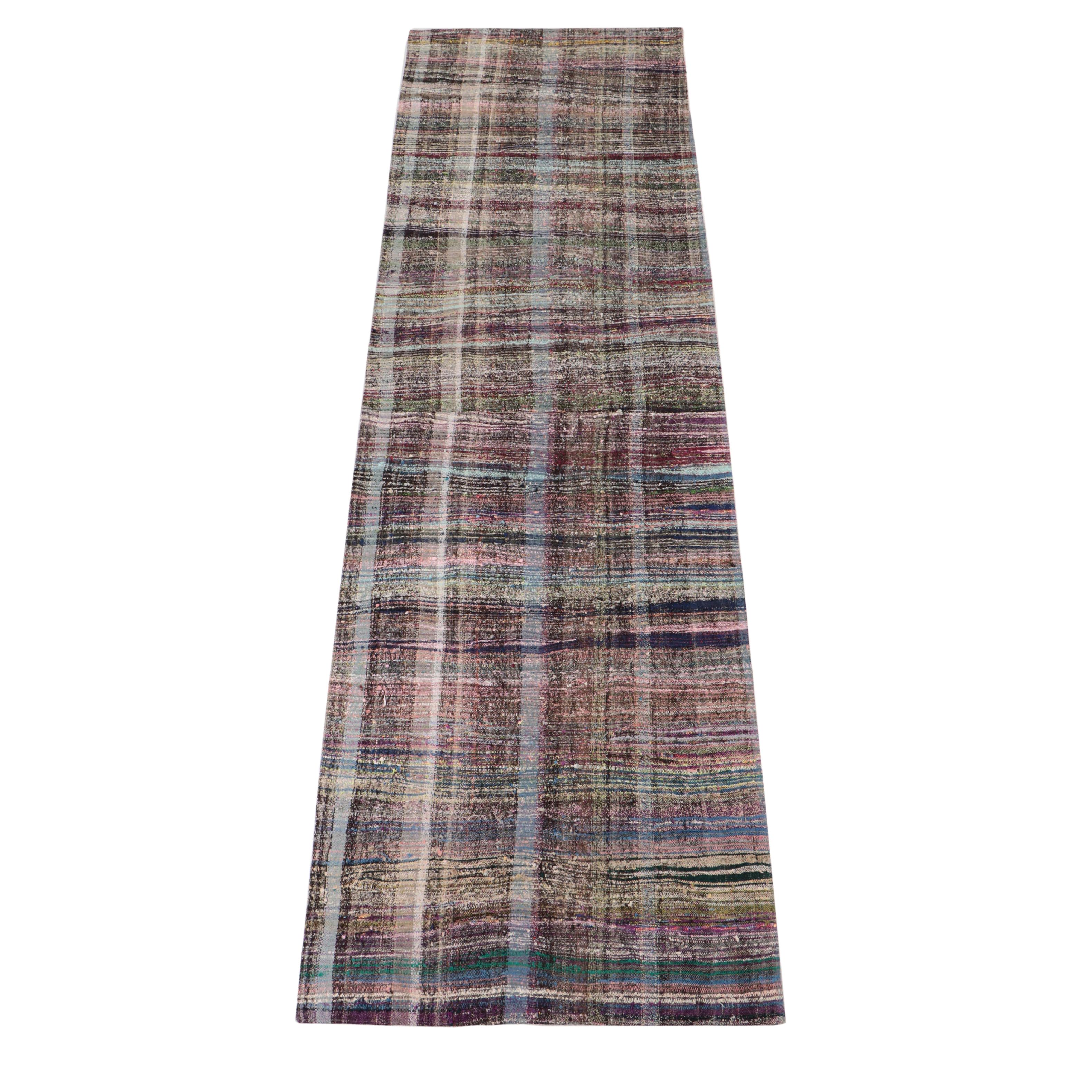 4'7 x 15'5 Handwoven Turkish Rag Rug Long Rug | EBTH