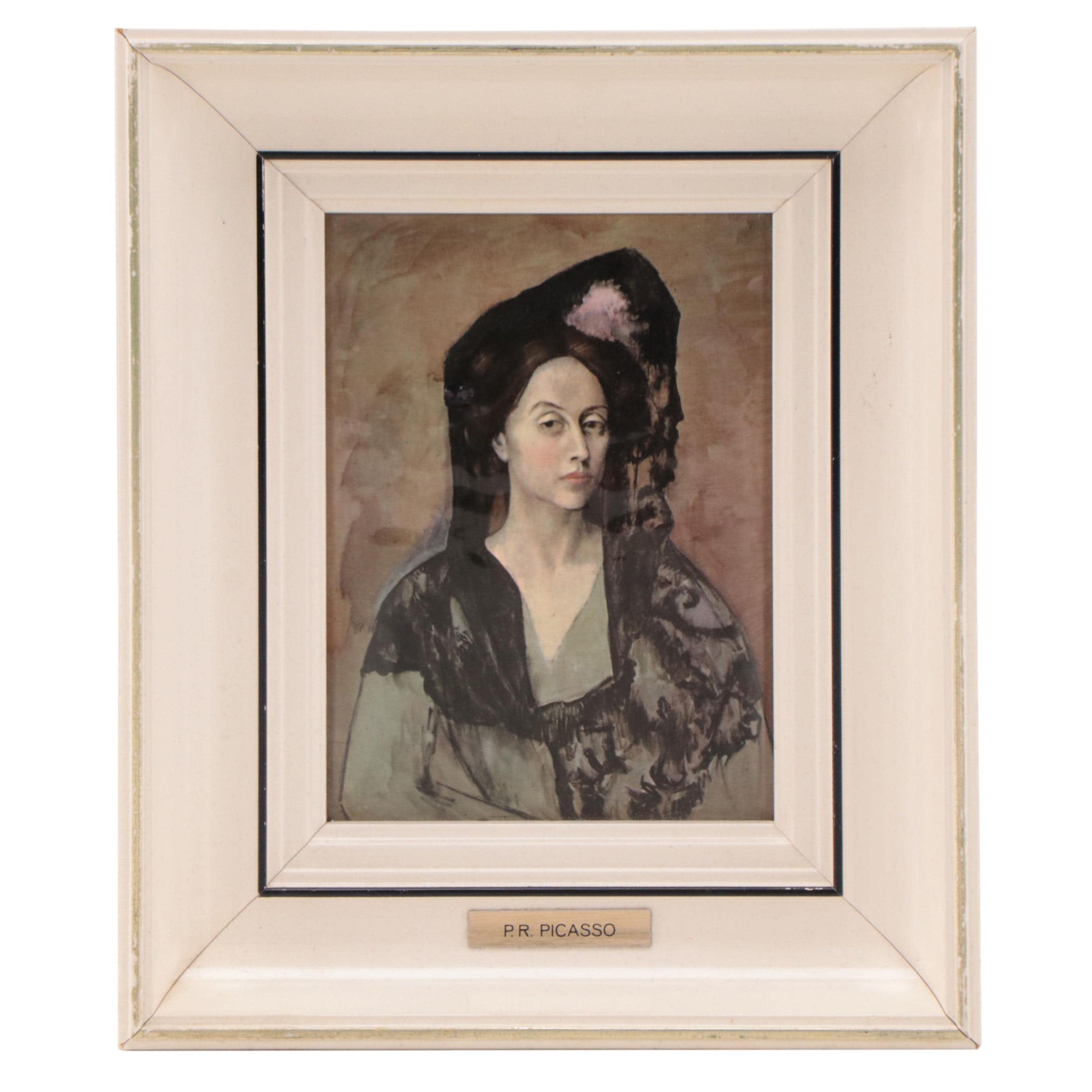 Offset Lithograph After Pablo Picasso "Madame Ricardo Canals" | EBTH