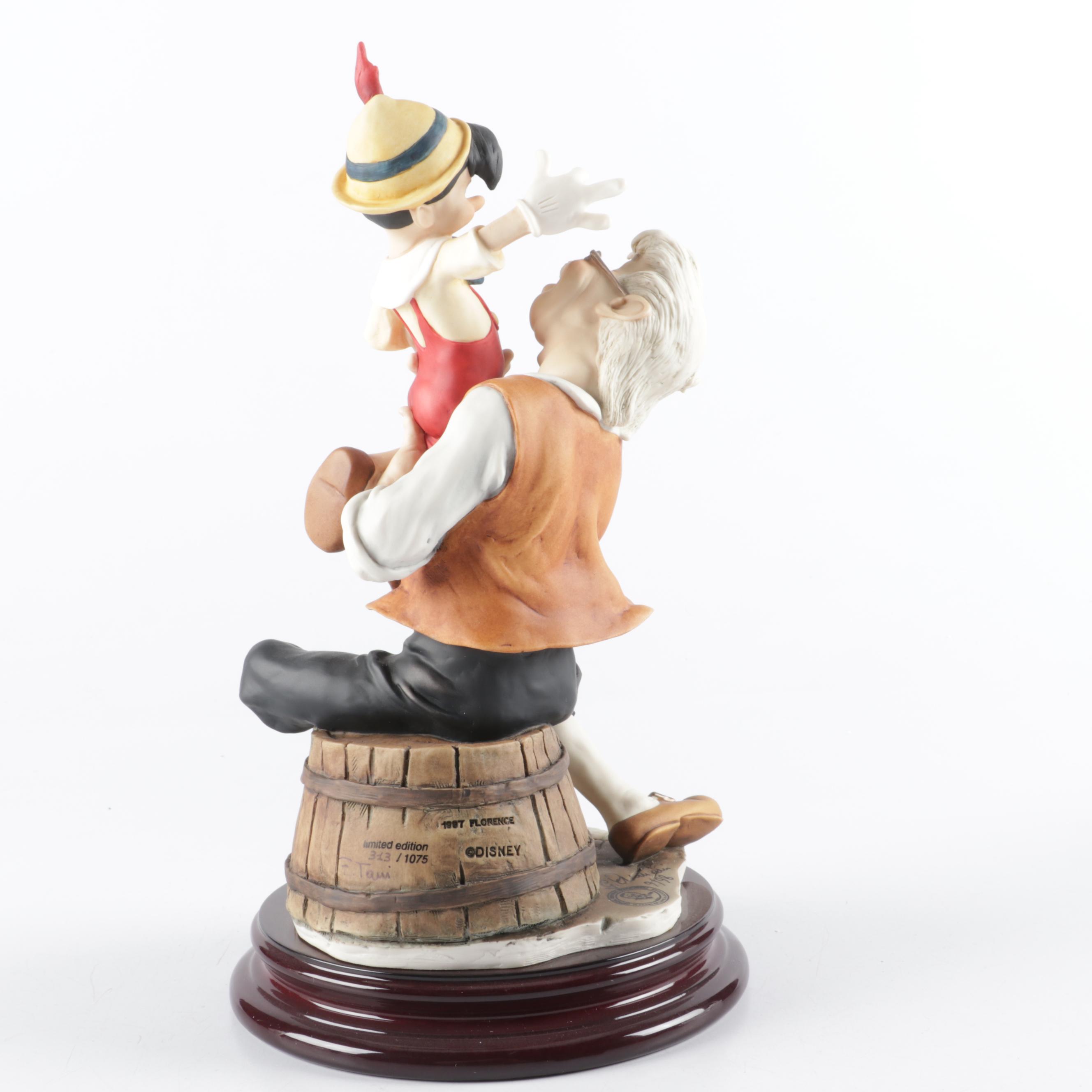 Giuseppe Armani "Pinocchio and Geppetto" Porcelain Figural Tableau | EBTH