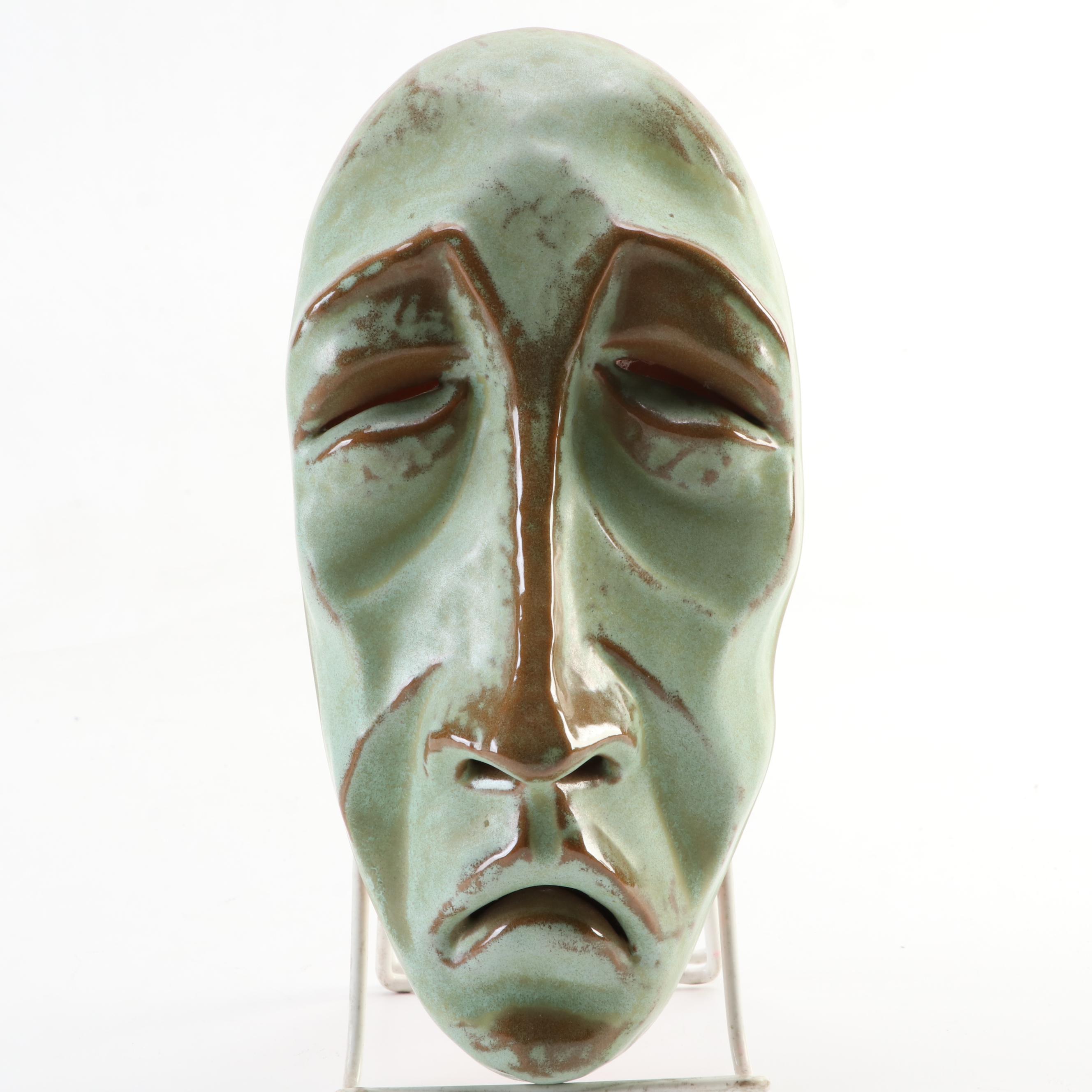 Frankoma Glazed Ceramic Wall Masks | EBTH