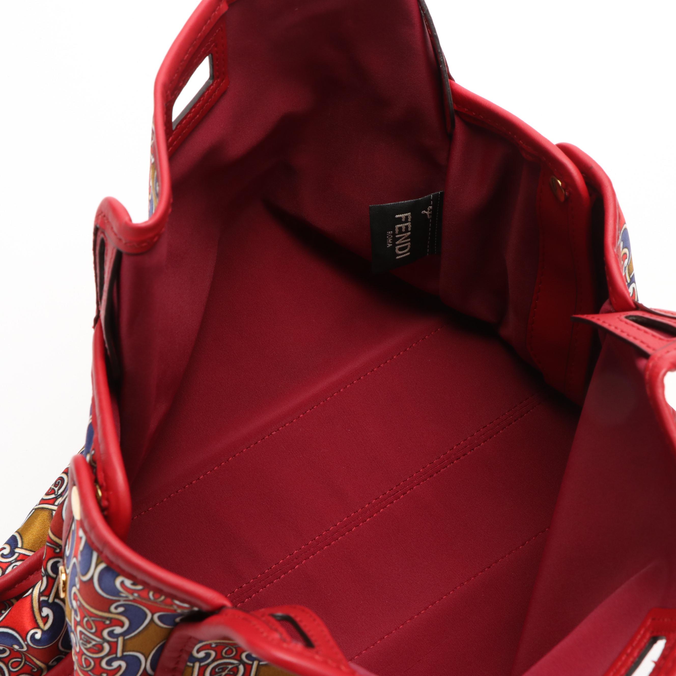 Fendi Royale Print Stamp Patch Runaway Nylon Handbag | EBTH