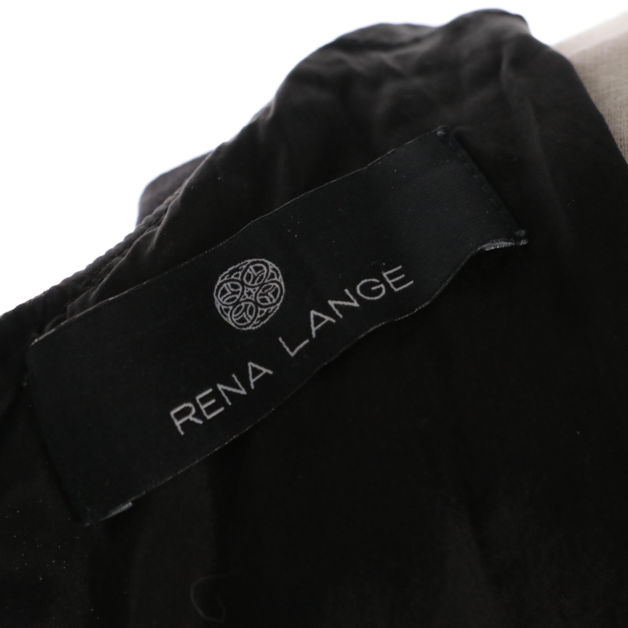 Rena Lange Drape Front Sleeveless Dress in Wool Blend | EBTH