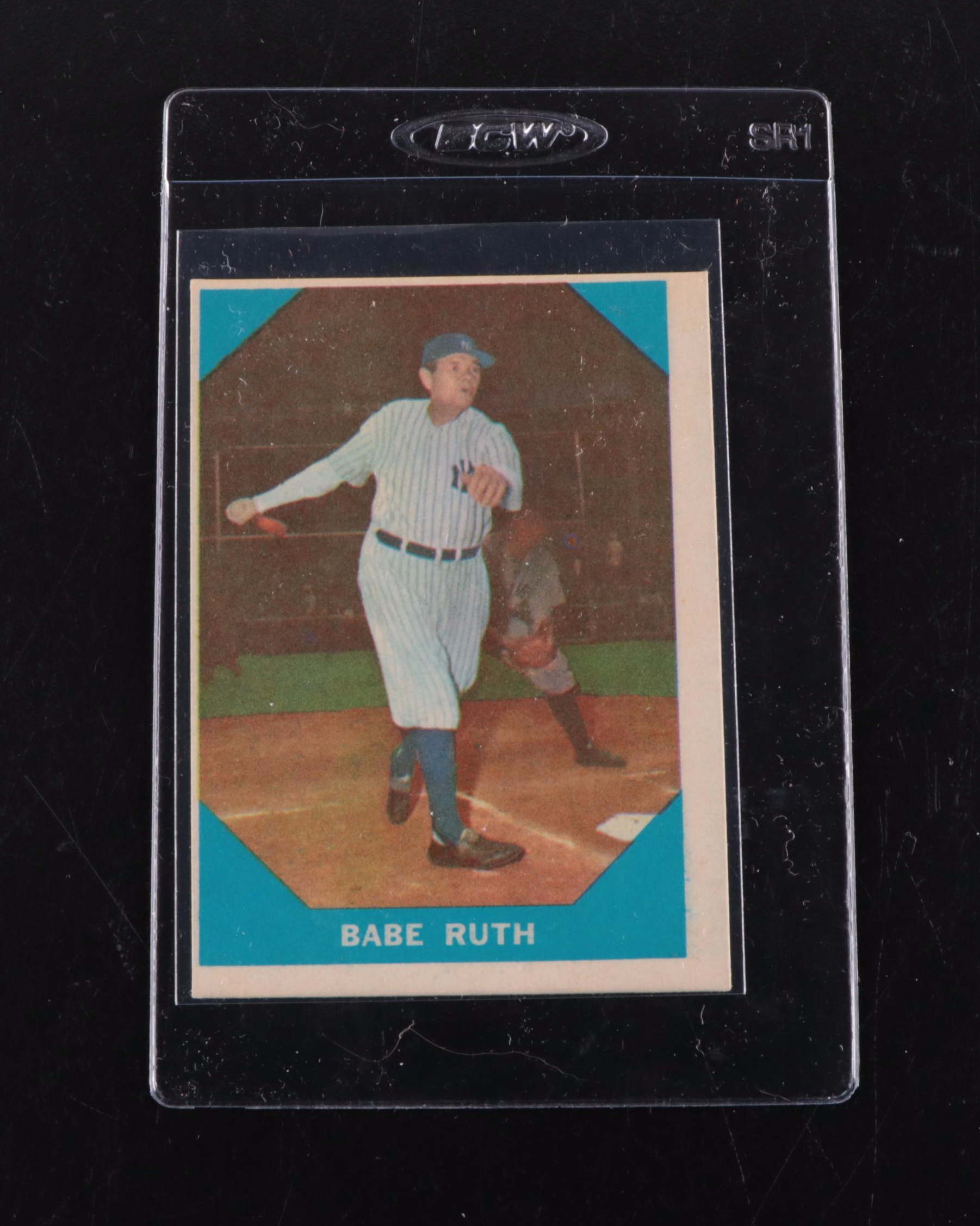 1960 and 1961 Fleer Babe Ruth Baseball Cards | EBTH