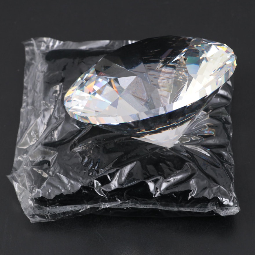 Swarovski Diamond Shaped Clear Crystal Figurines | EBTH Swarovski Diamond Shaped Clear Crystal Figurines | EBTH