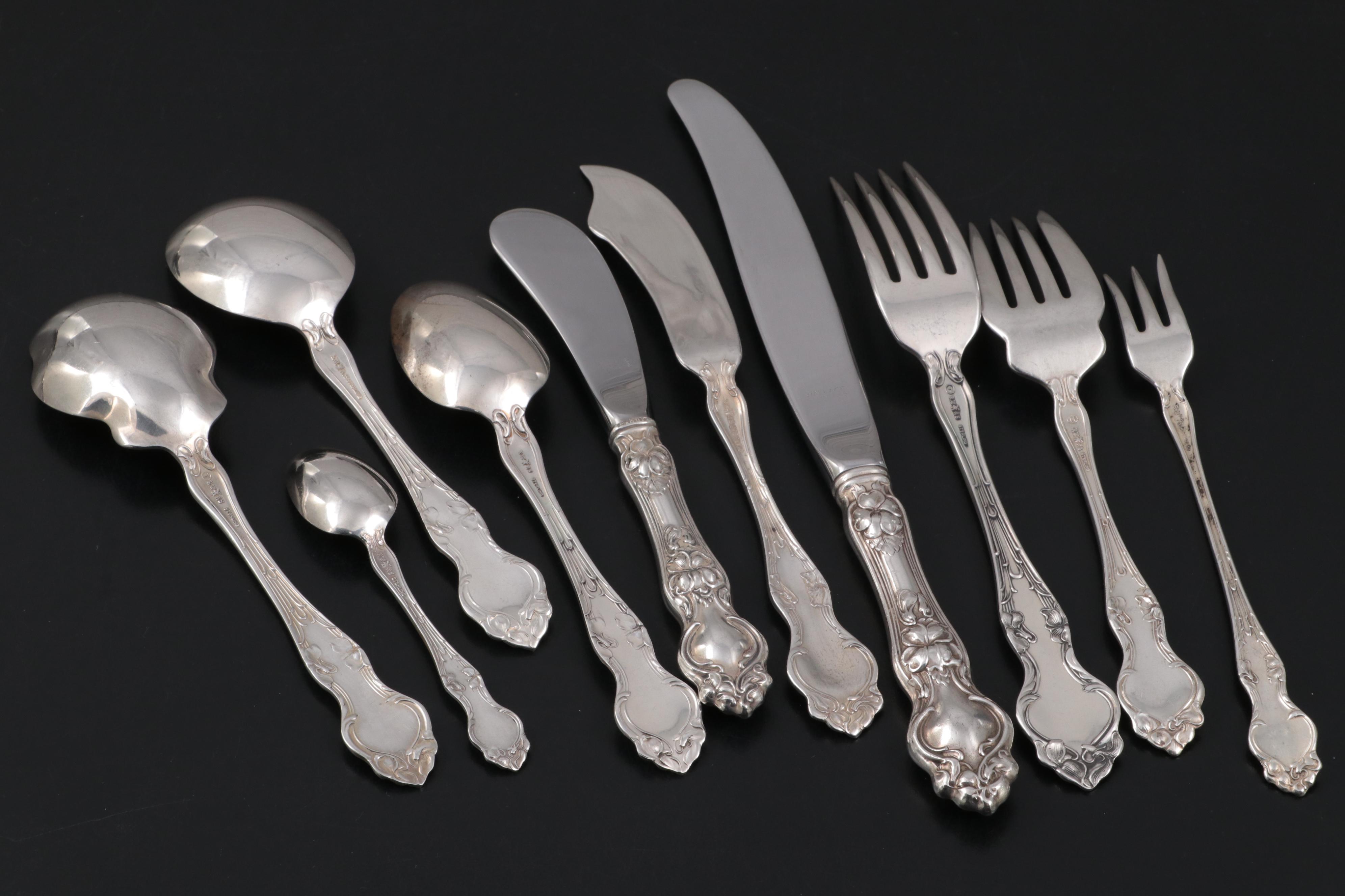 Wallace "Violet" Sterling Silver Flatware and Serving Utensils | Everything But The House