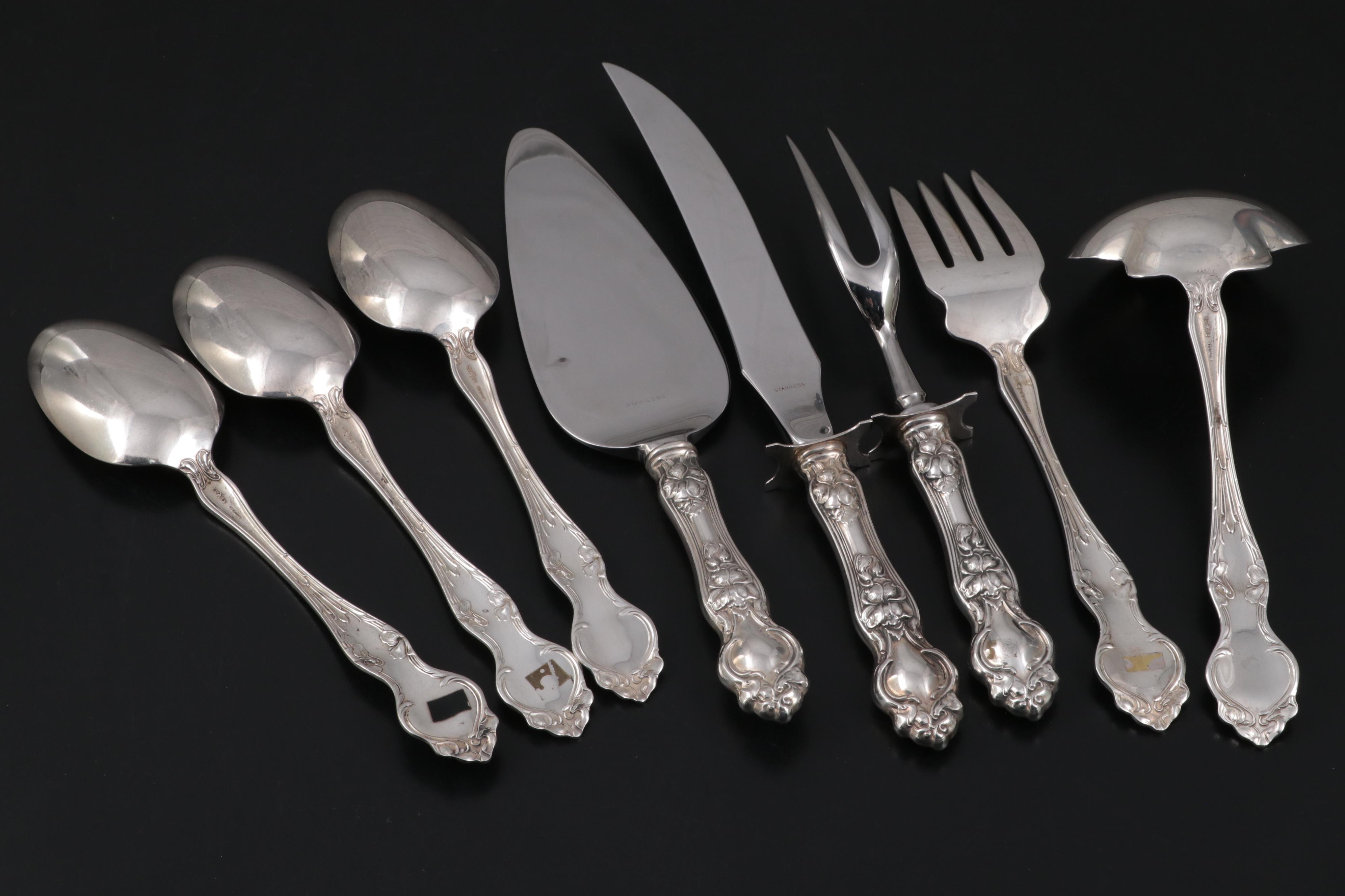 Wallace "Violet" Sterling Silver Flatware and Serving Utensils | Everything But The House