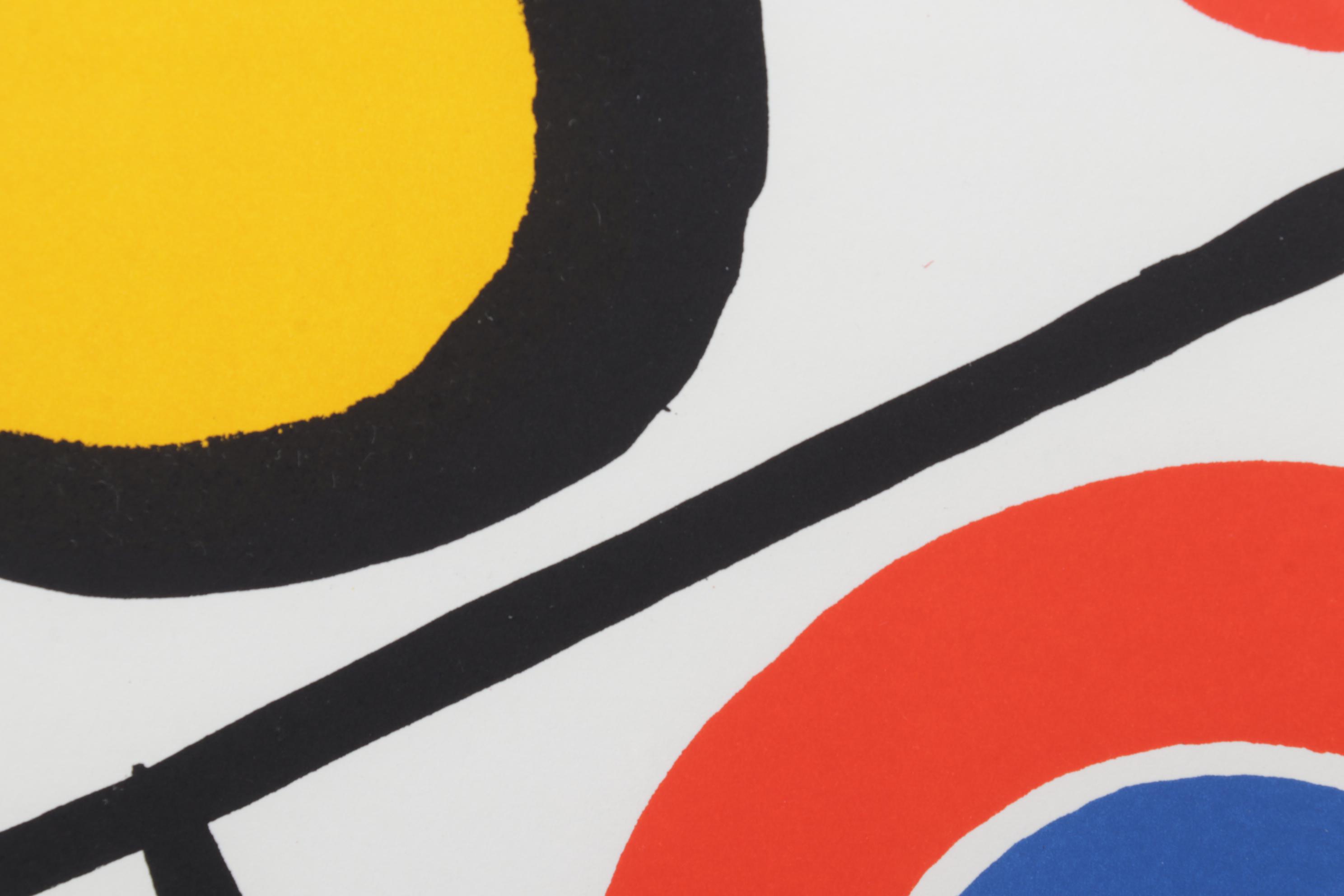 Alexander Calder Color Lithograph for "Derrière le Miroir," 1973 | EBTH