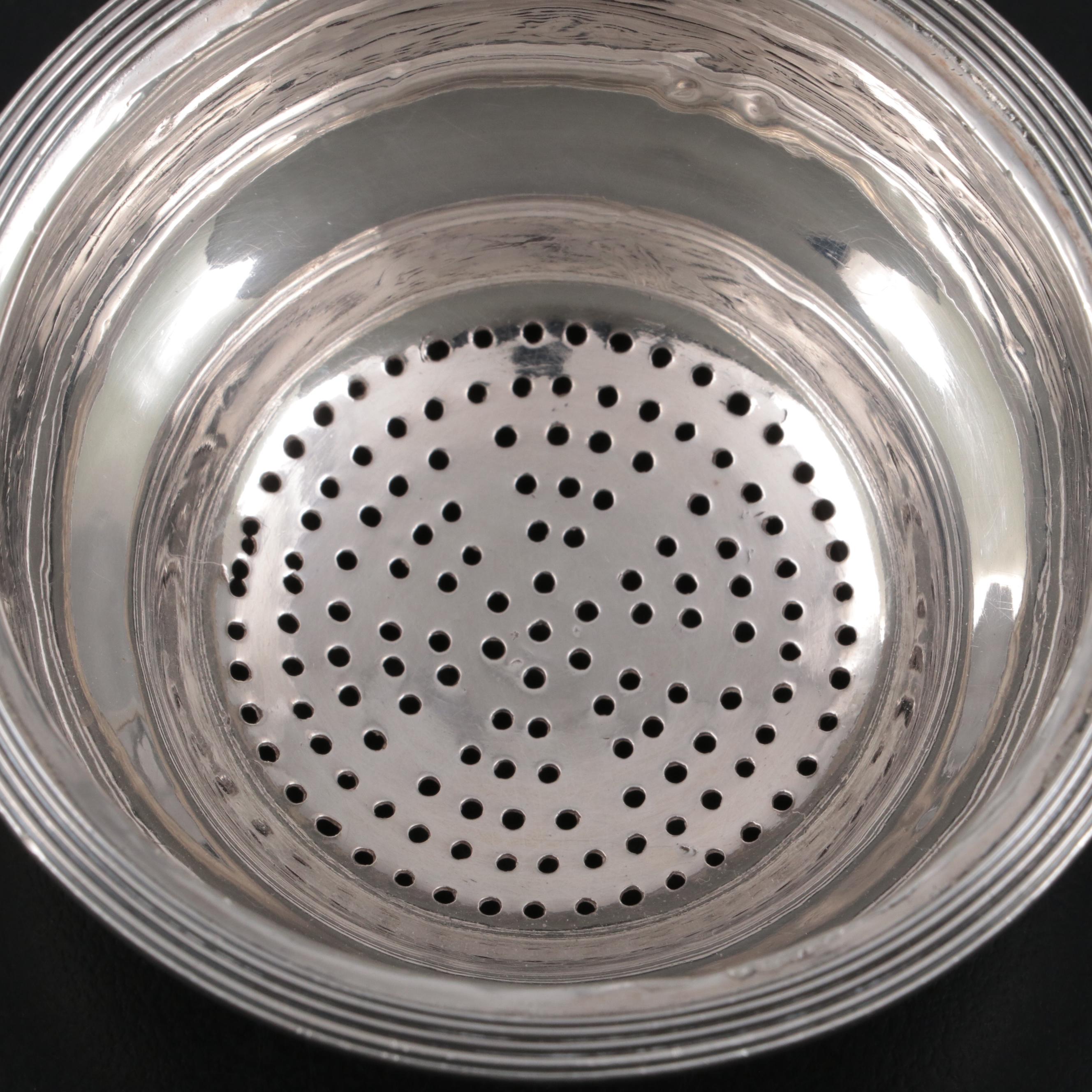 Peter and Ann Bateman of London Sterling Silver Tea Strainer, 1796 | EBTH