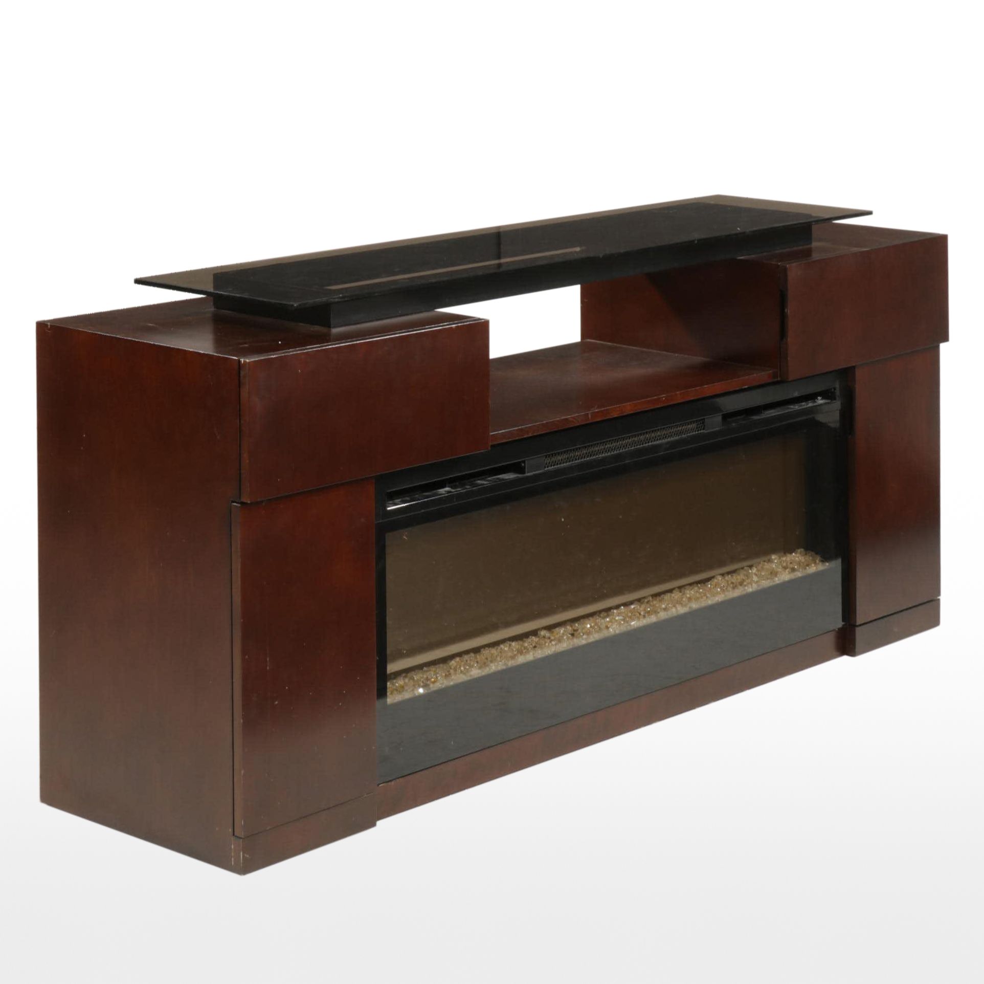 Dimplex 50-Inch Electric Fireplace with Cabinet | EBTH