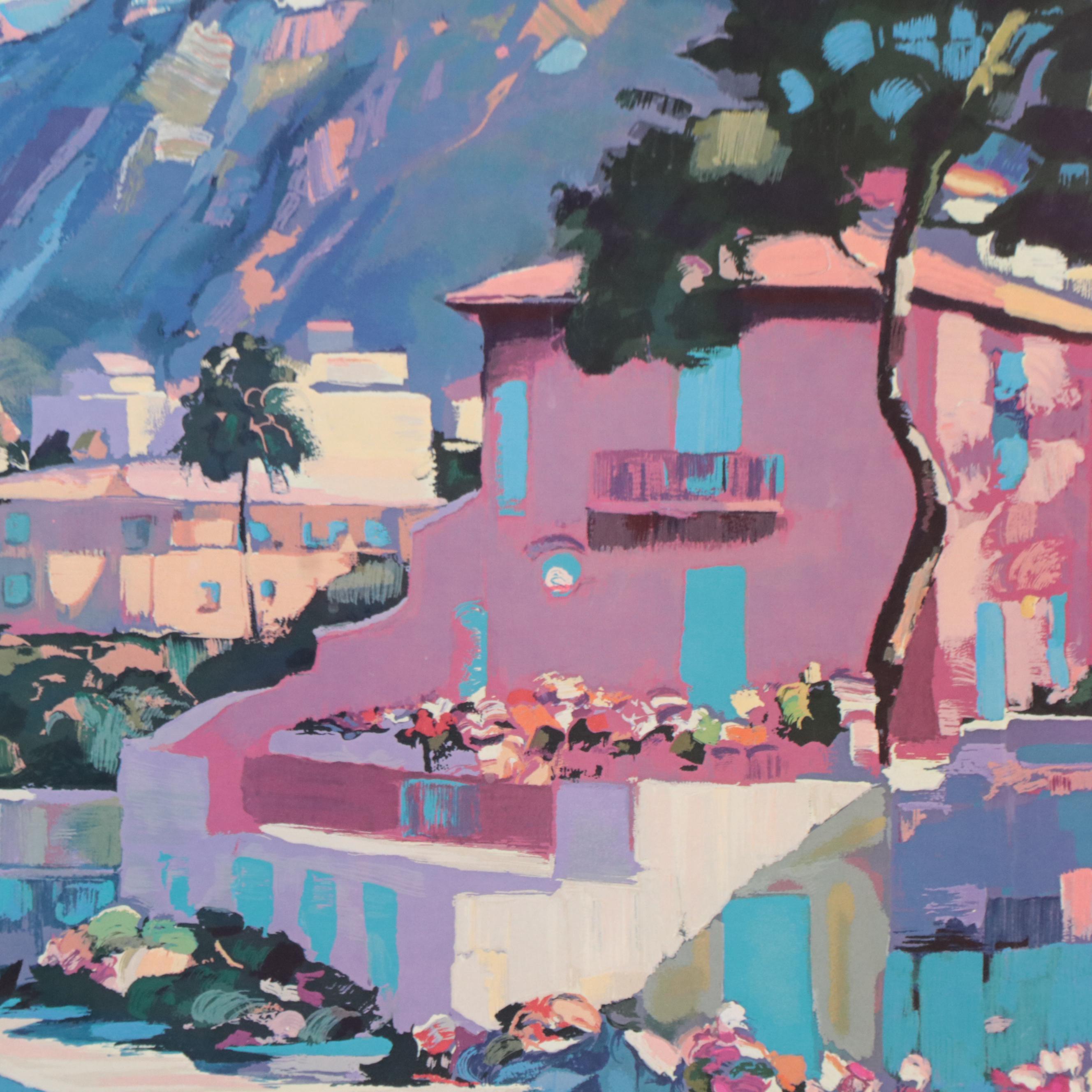 Offset Lithograph After Howard Chesner Behrens "Memories of Italy" | EBTH