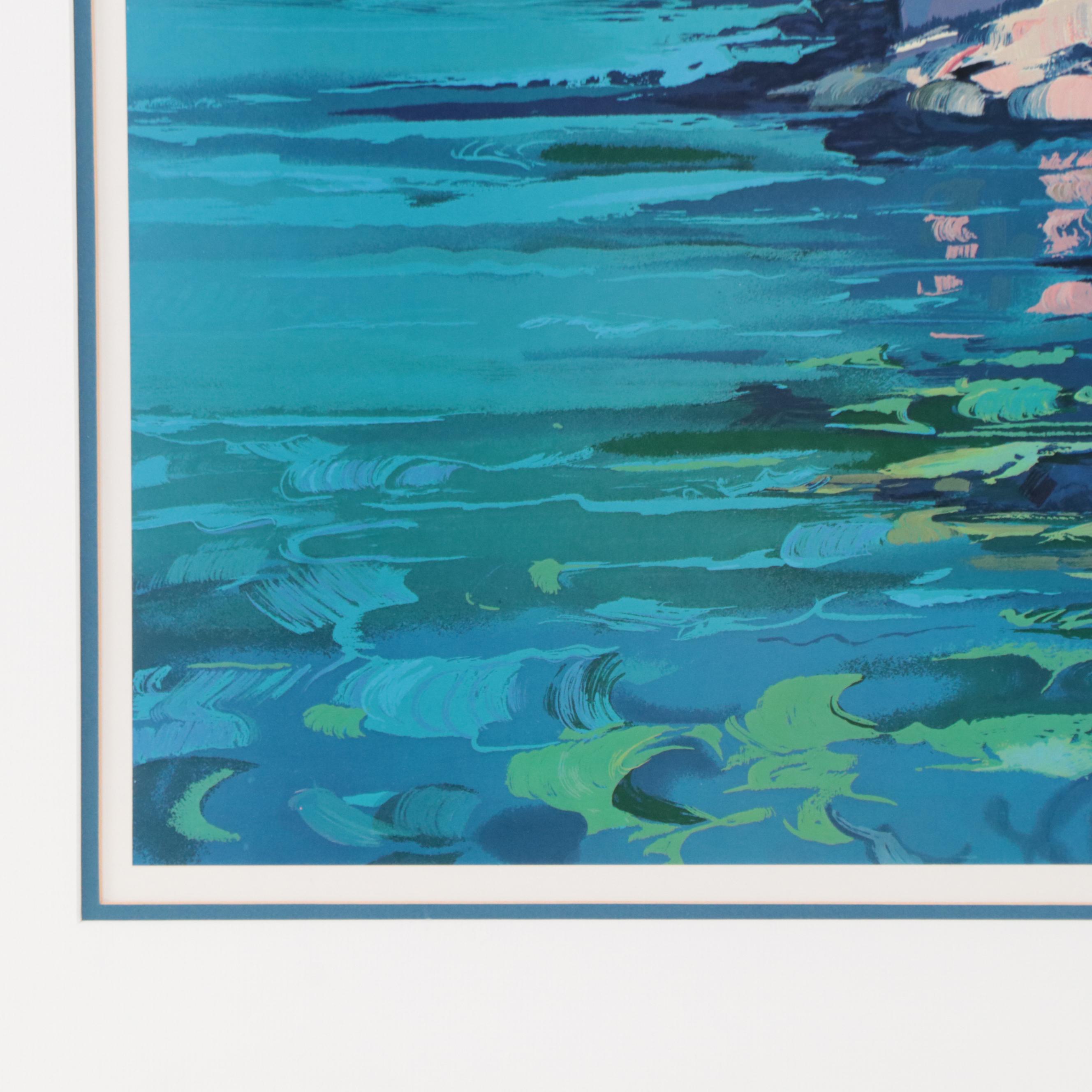 Offset Lithograph After Howard Chesner Behrens "Memories of Italy" | EBTH