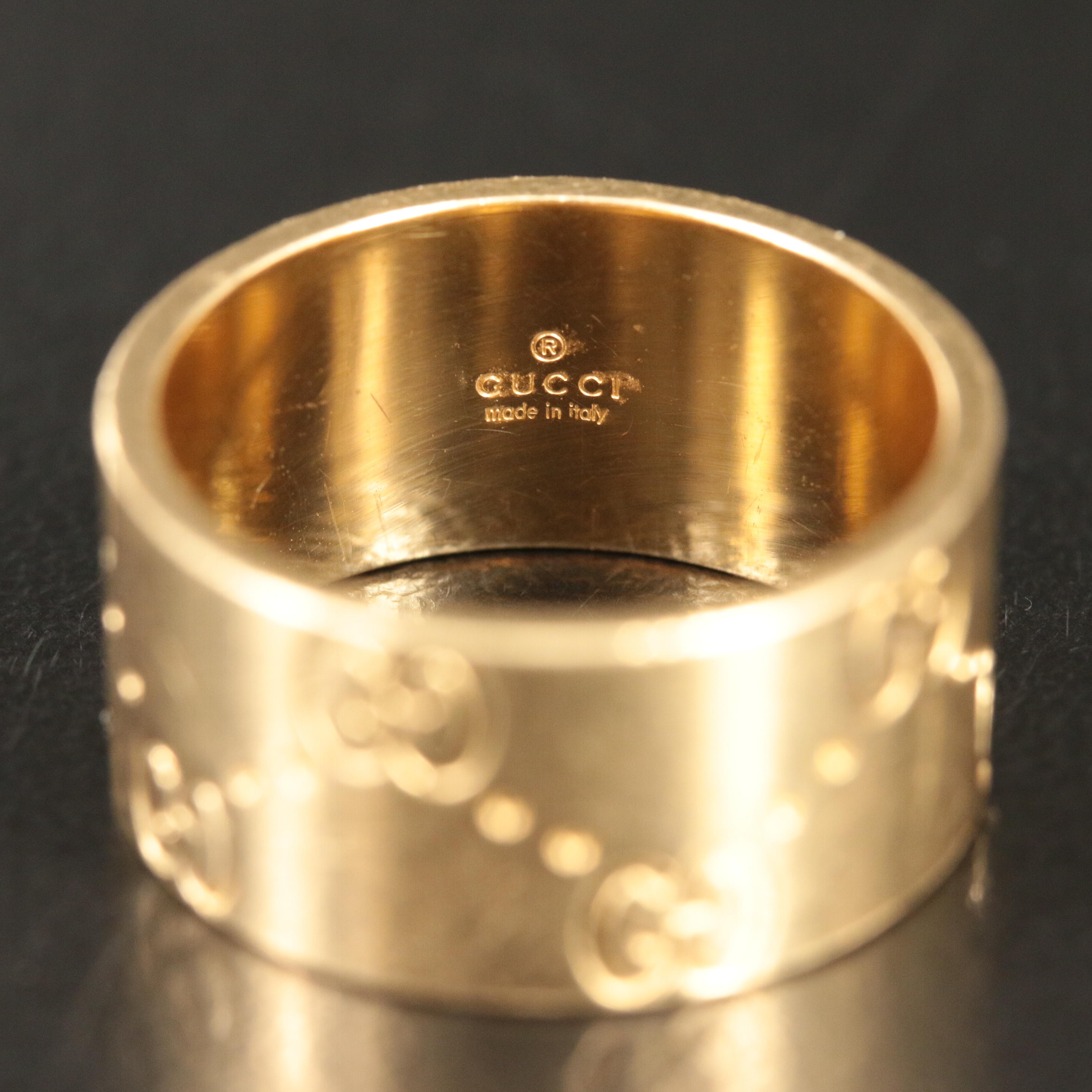 Gucci "Icon" 18K Logo Band | EBTH