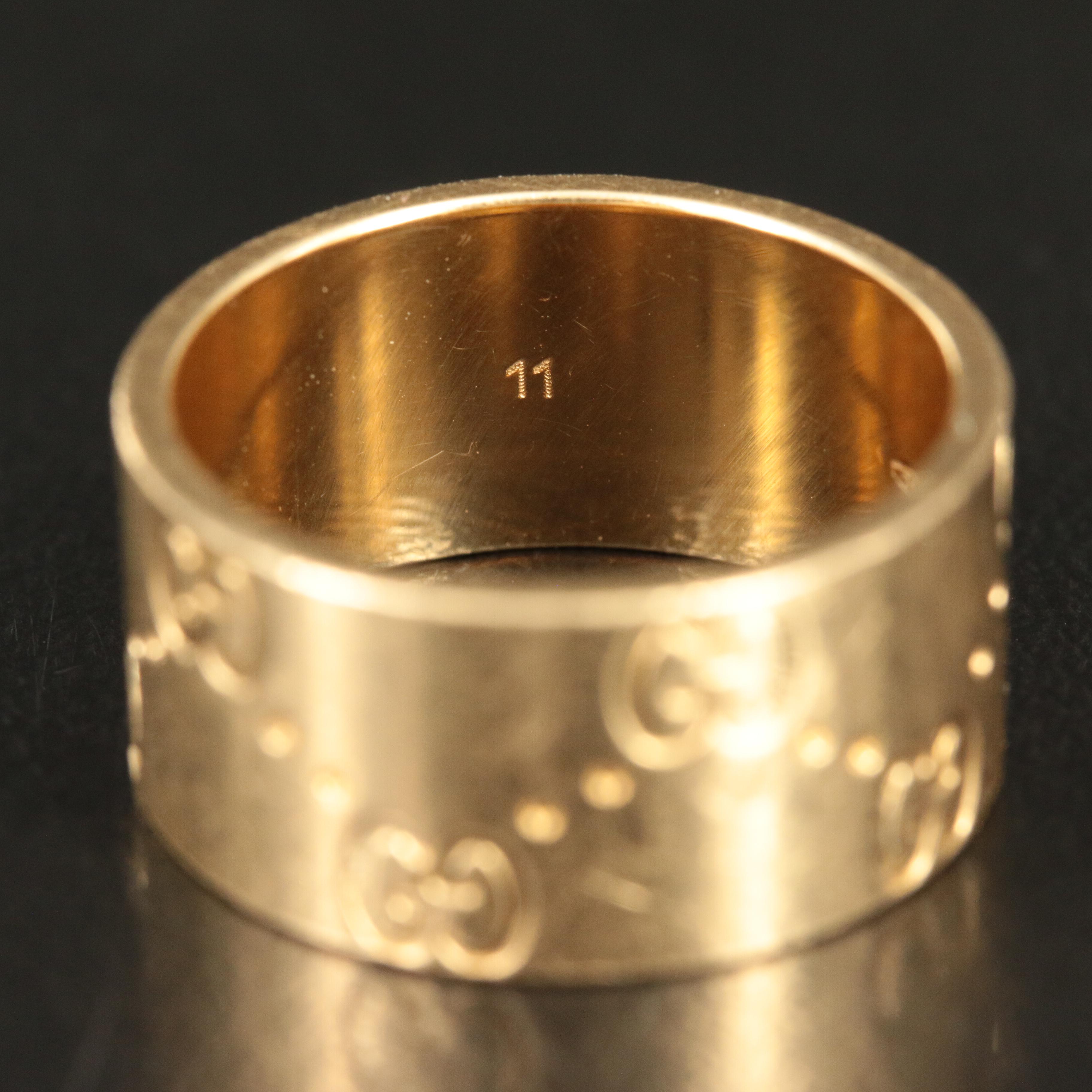 Gucci "Icon" 18K Logo Band | EBTH